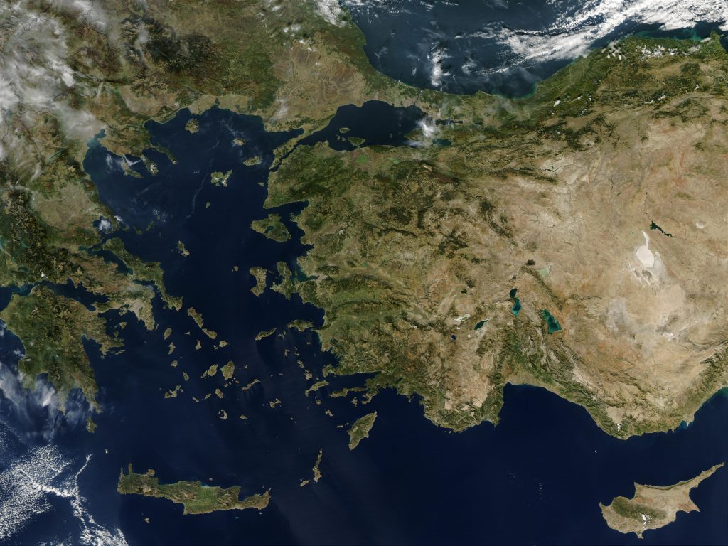 Turkey and Greece - Earth.com Turkey and Greece