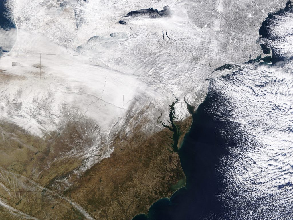 Snow Across Eastern United States • Earth.com Snow Across Eastern