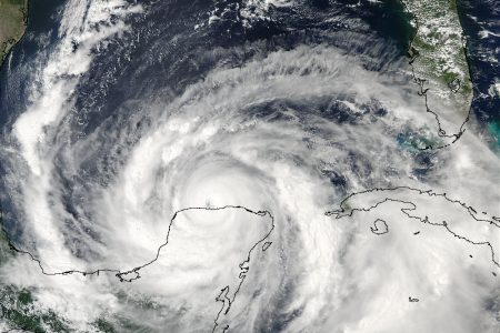 Hurricane Isidore over Yucatan Peninsula • Earth.com