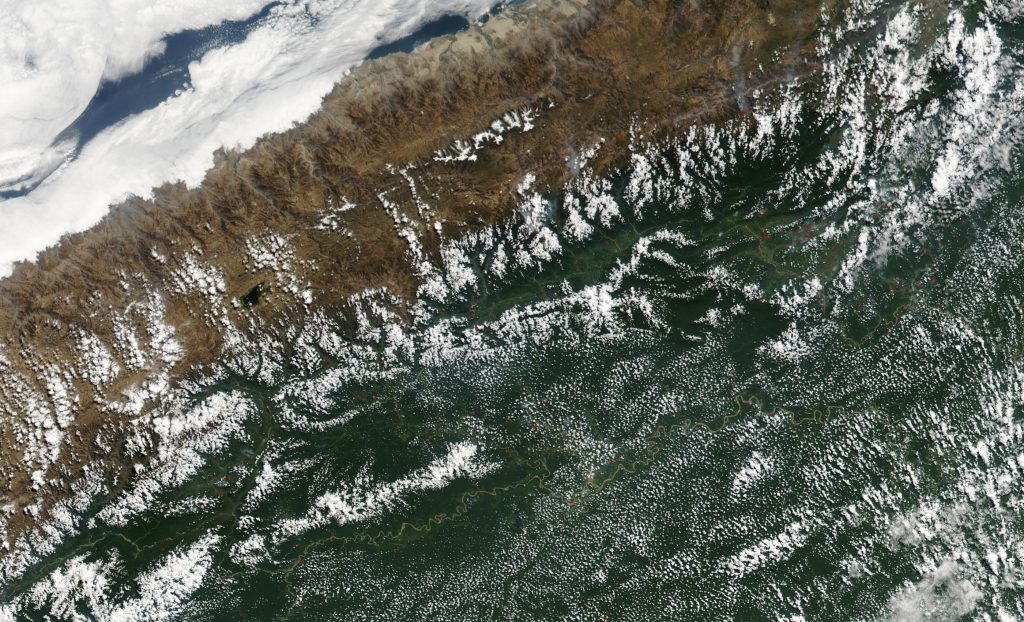 Fires in Peru - Earth.com Fires in Peru imaging in satelitte