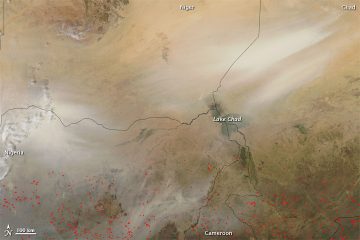 Dust Across Central Africa - Earth.com Dust Across Central Africa