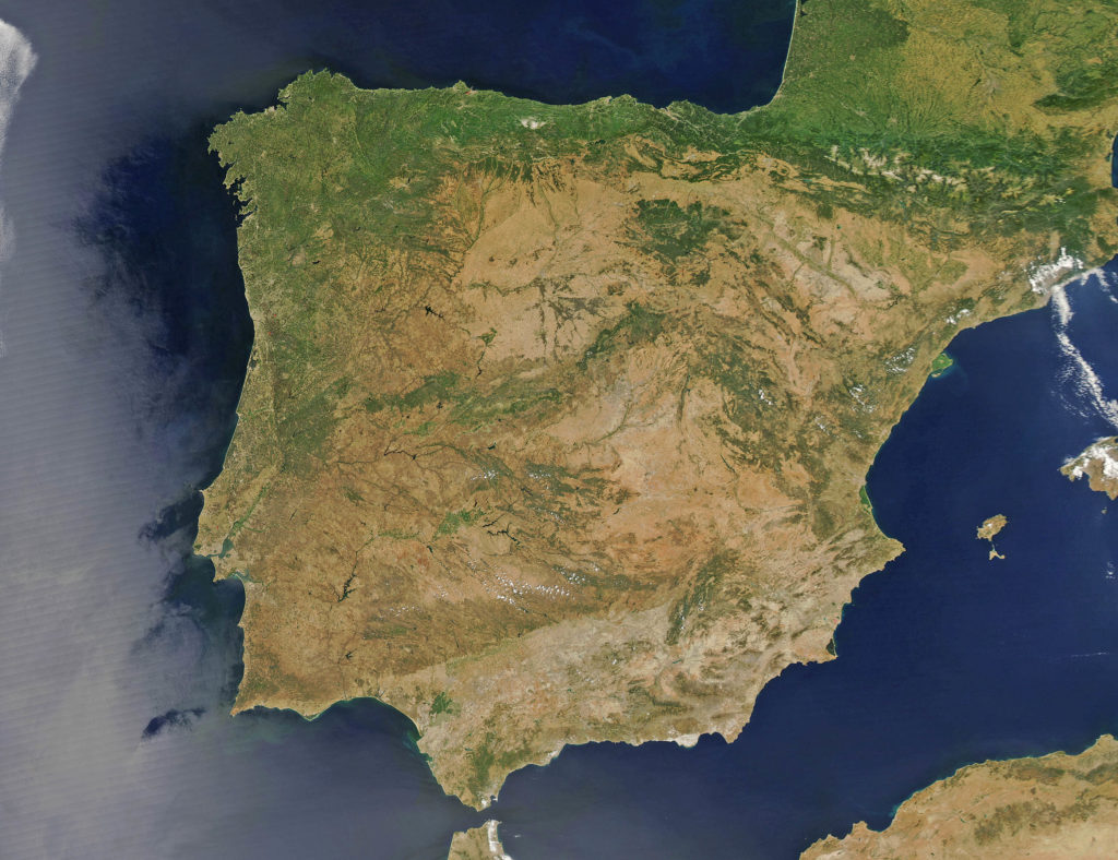 A sunny summer day on the Iberian Peninsula • Earth.com