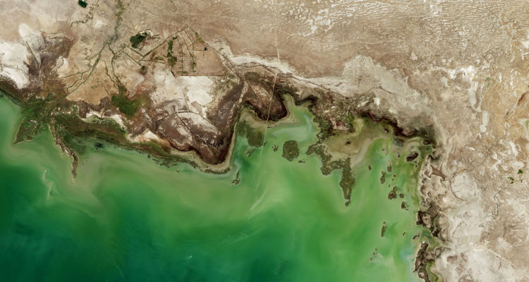 Kashagan Gas And Oil Field, Kazakhstan • Earth.com