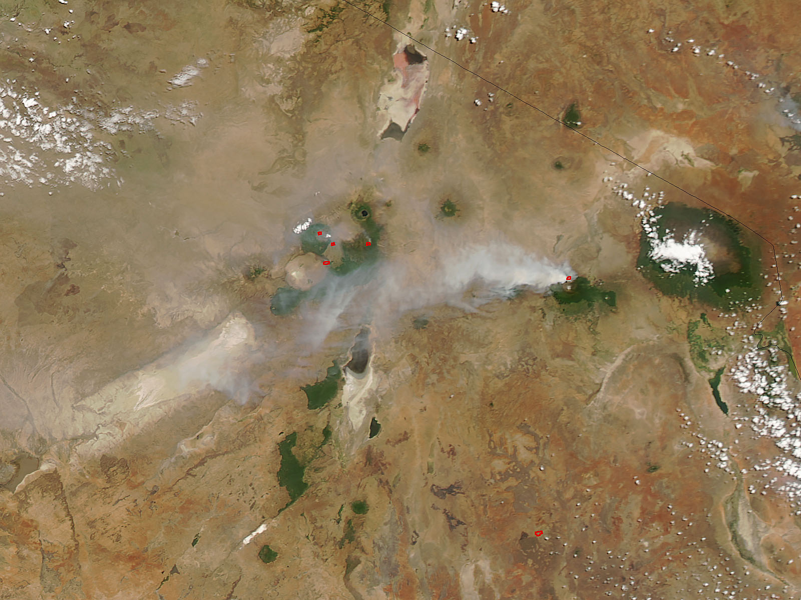 Plume From Mount Meru, Tanzania - Earth.com