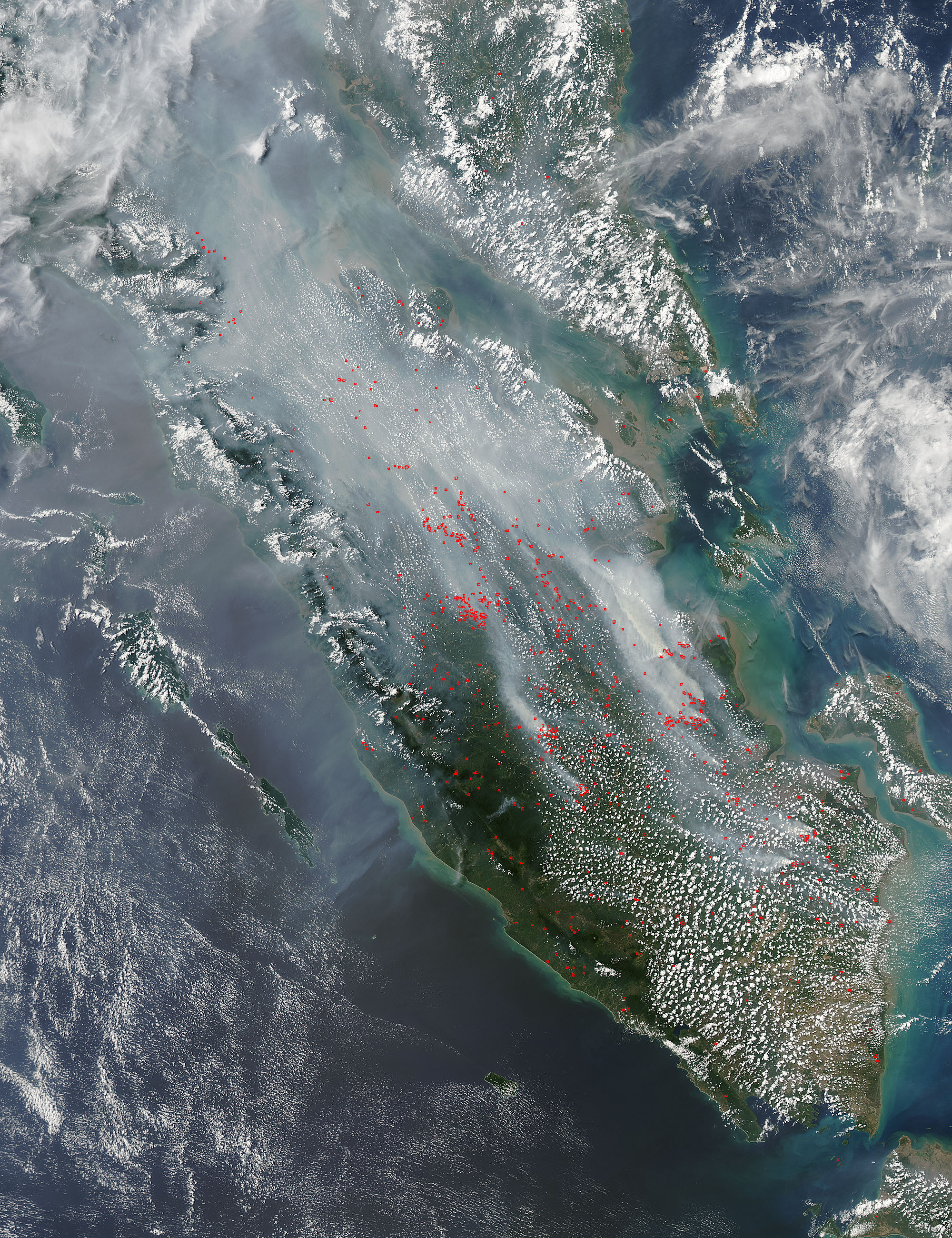 Fires In Southern Sumatra - Earth.com Fires In Southern Sumatra