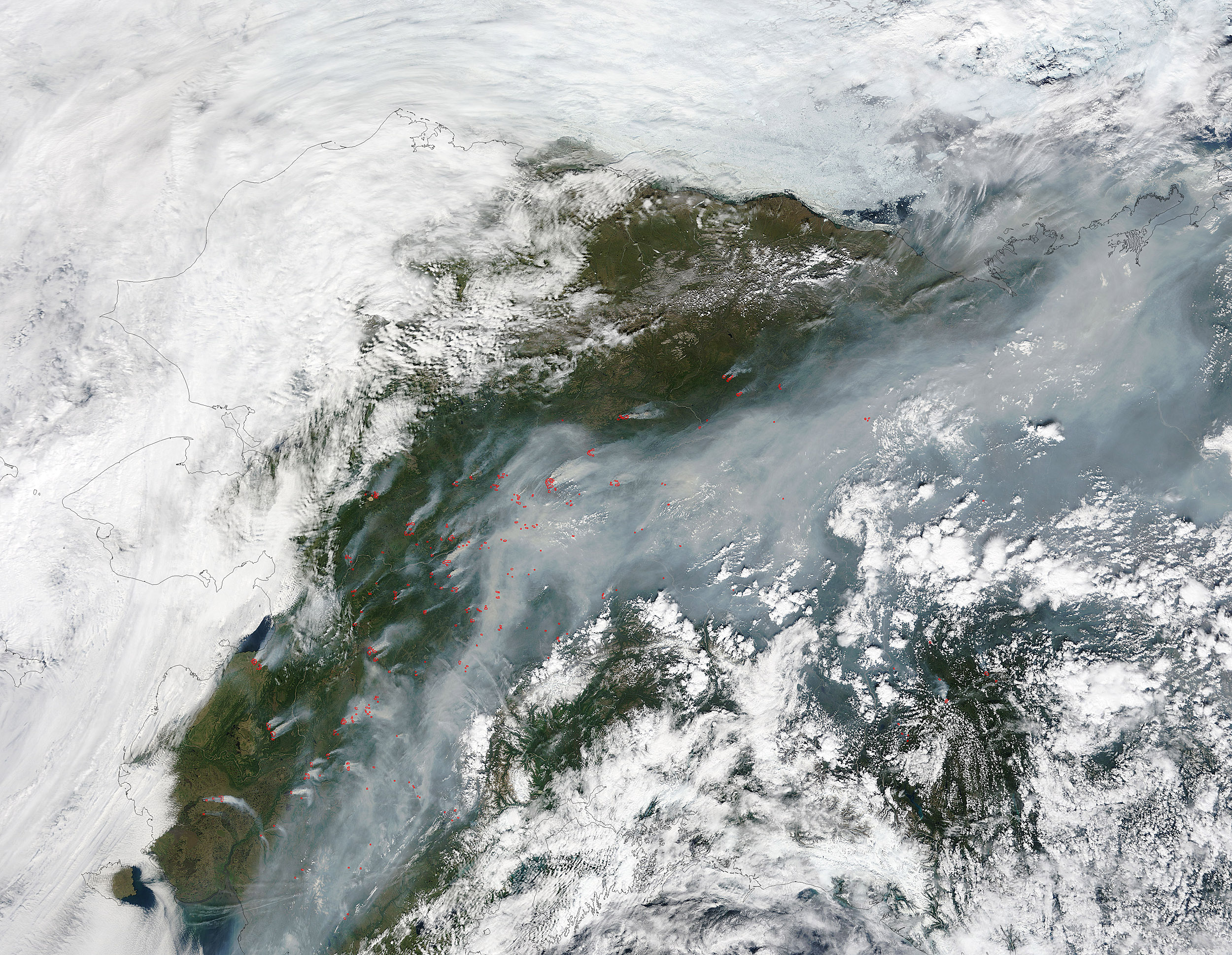 Fires And Smoke In Northern Alaska - Earth.com Fires And Smoke