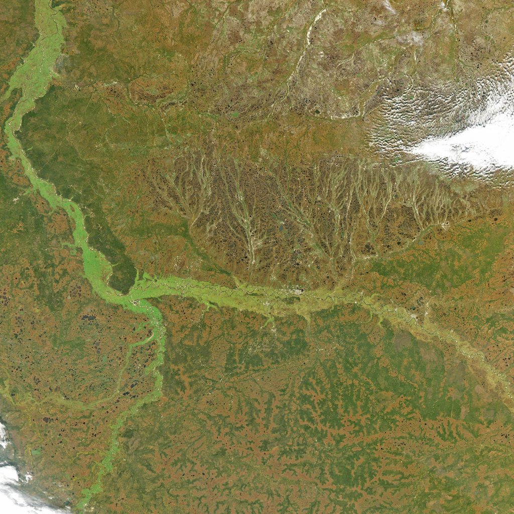 Oil fields along the Ob River • Earth.com