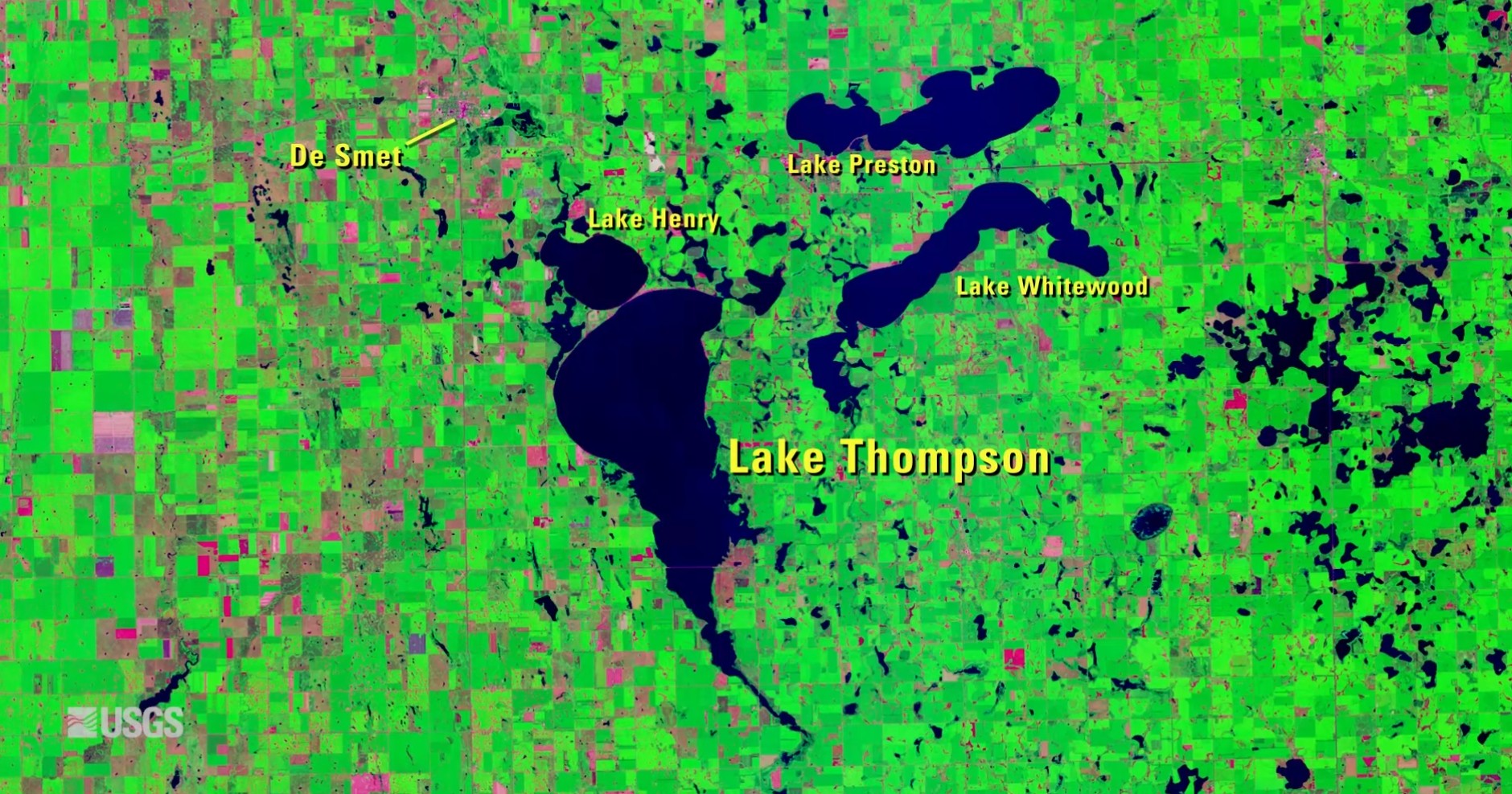 Striking changes in South Dakota's Lake Thompson - Earth.com