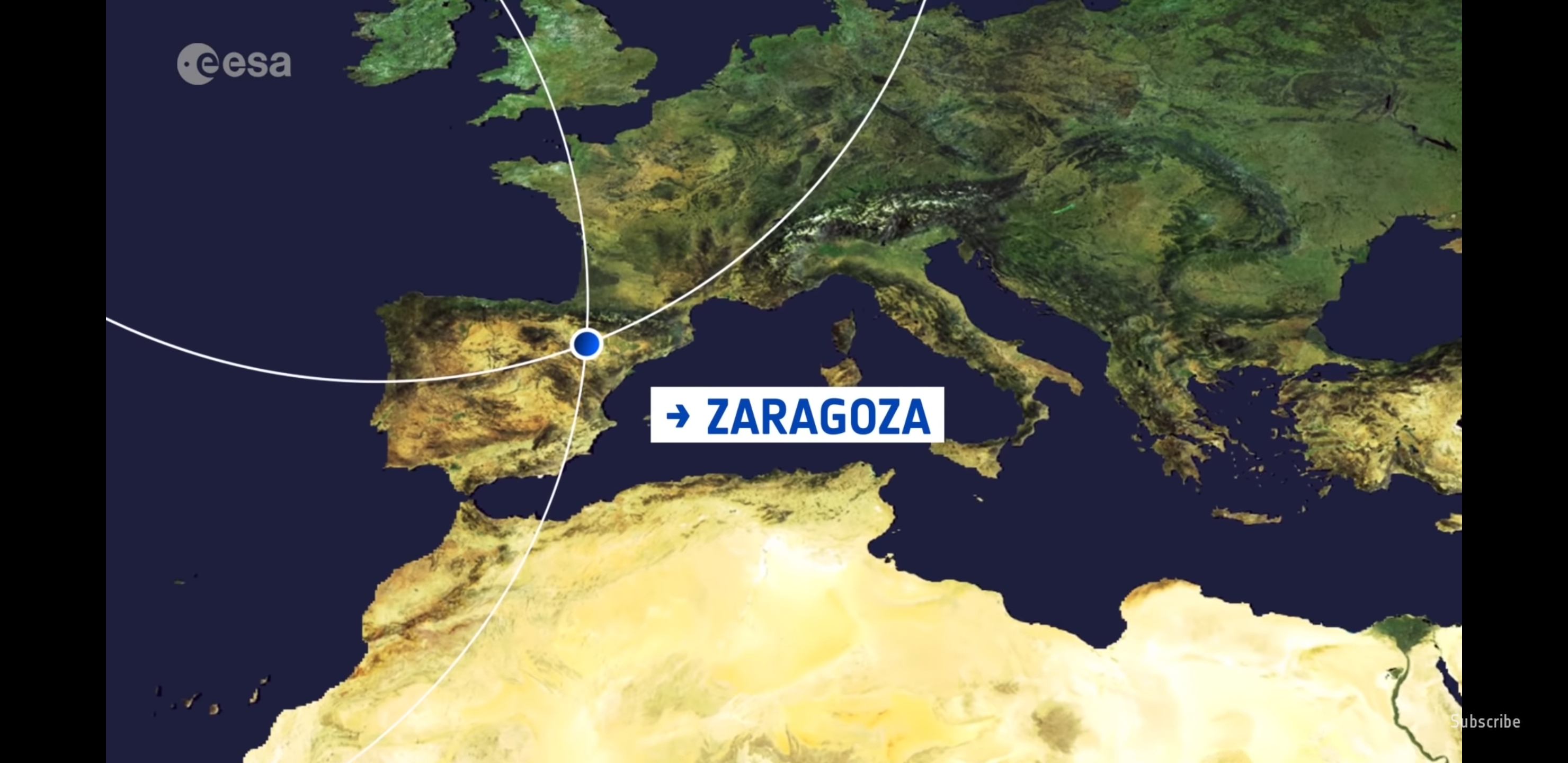 The city of Zaragoza from space - Earth.com