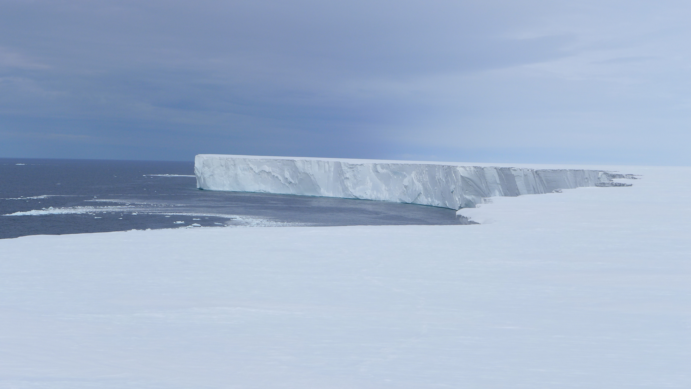 Solar heated surface waters are melting the world’s largest ice shelf
