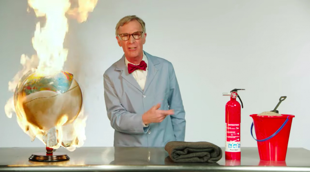 Bill Nye warns that ‘the planet’s on f***ing fire’ on Last Week Tonight ...