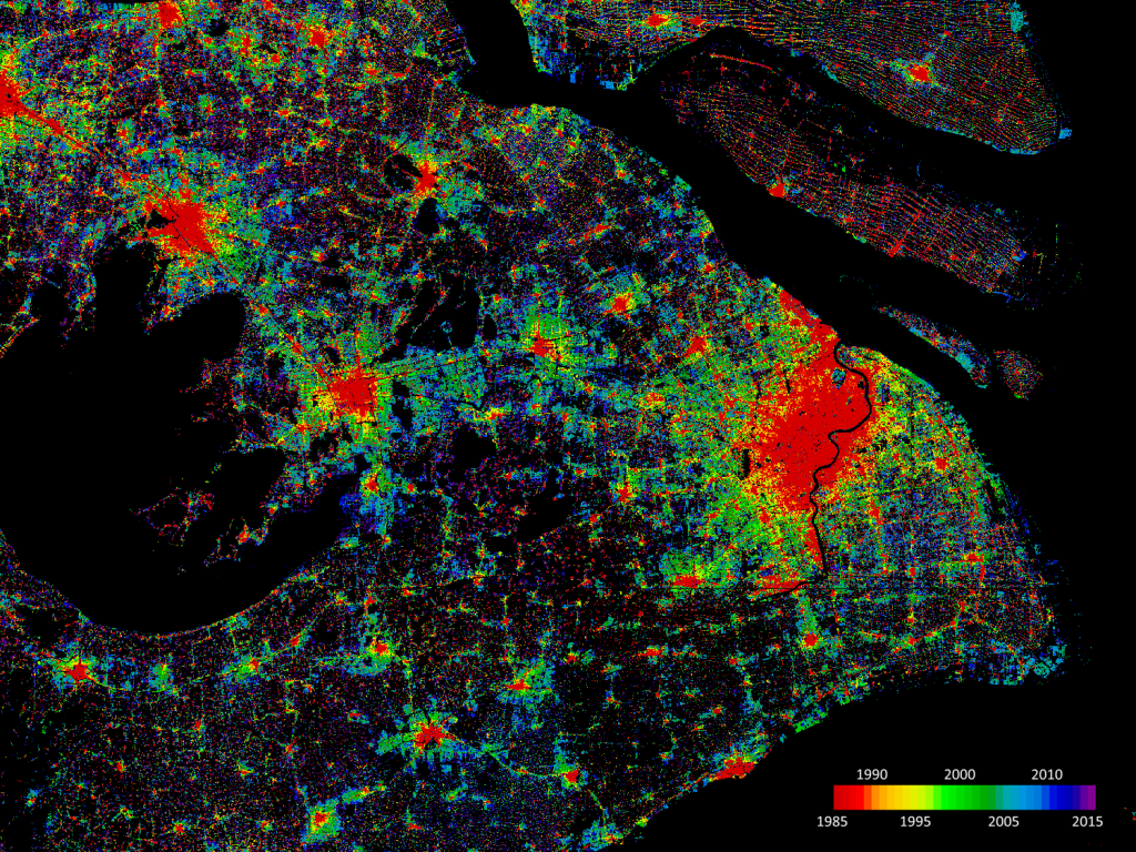 New global map provides bird’s-eye view of human settlements - Earth.com