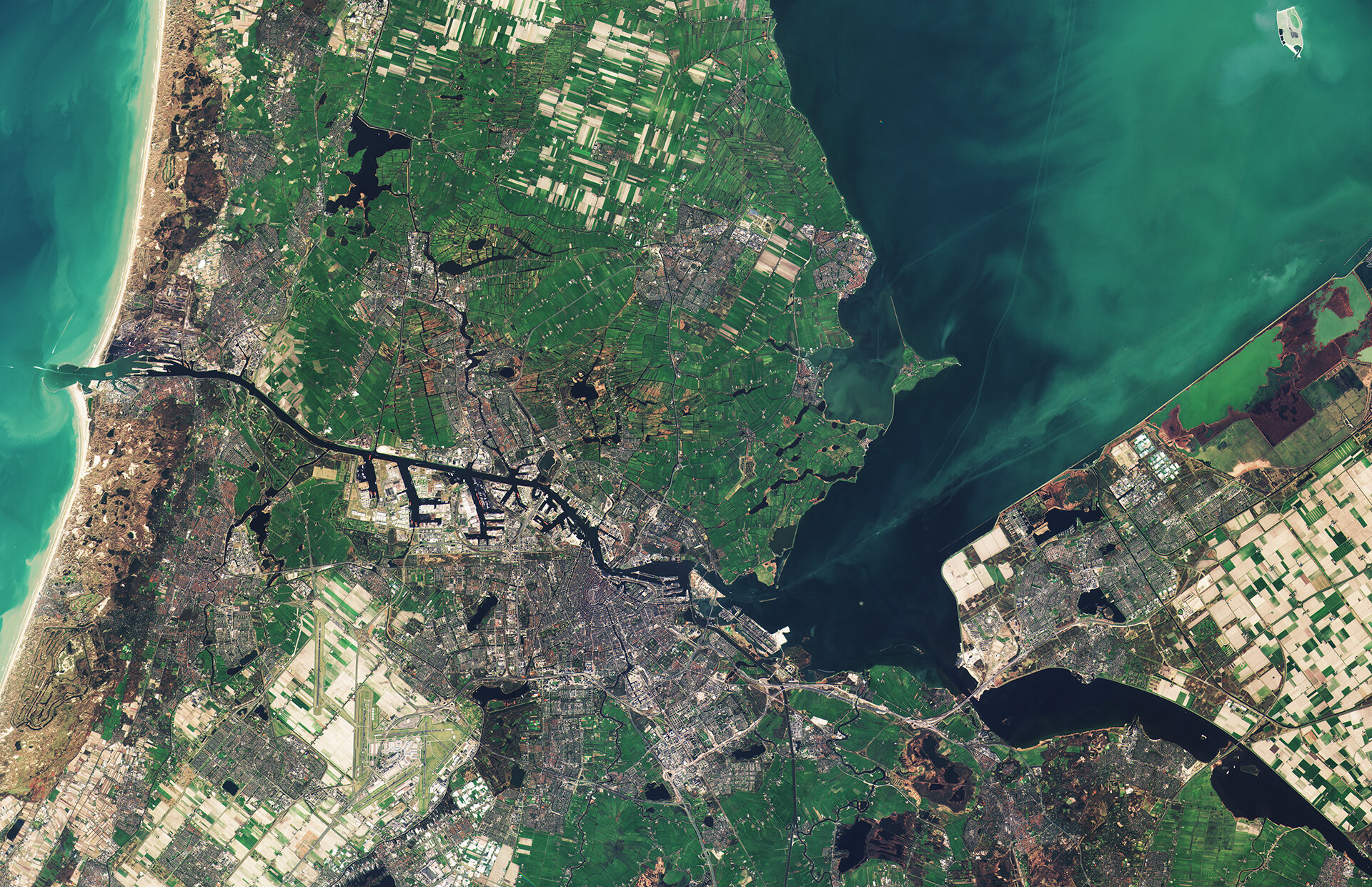 Amsterdam in the Western Netherlands - Earth.com