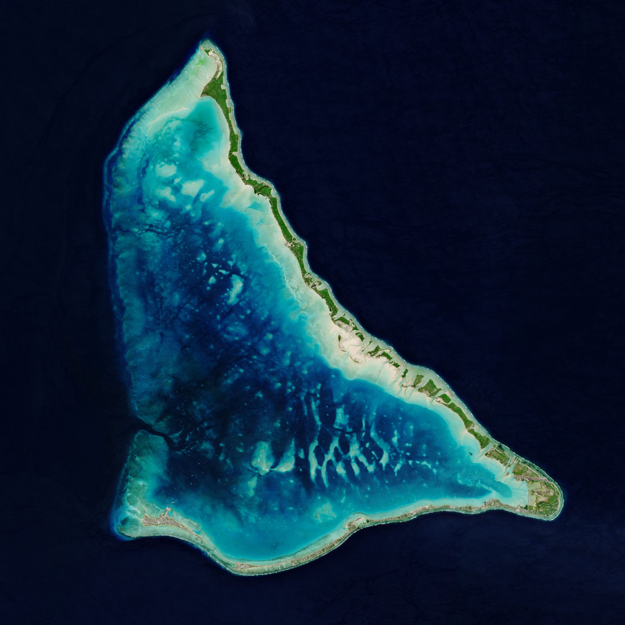 Tarawa Atoll in the Republic of Kiribati - Earth.com