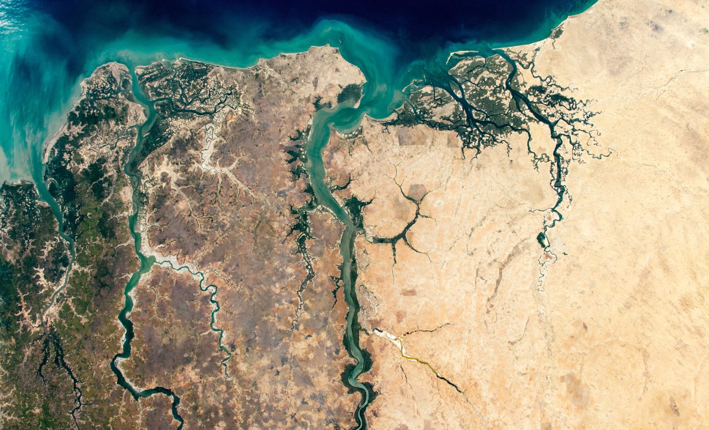 The Gambia River in West Africa • The Gambia River in West Africa