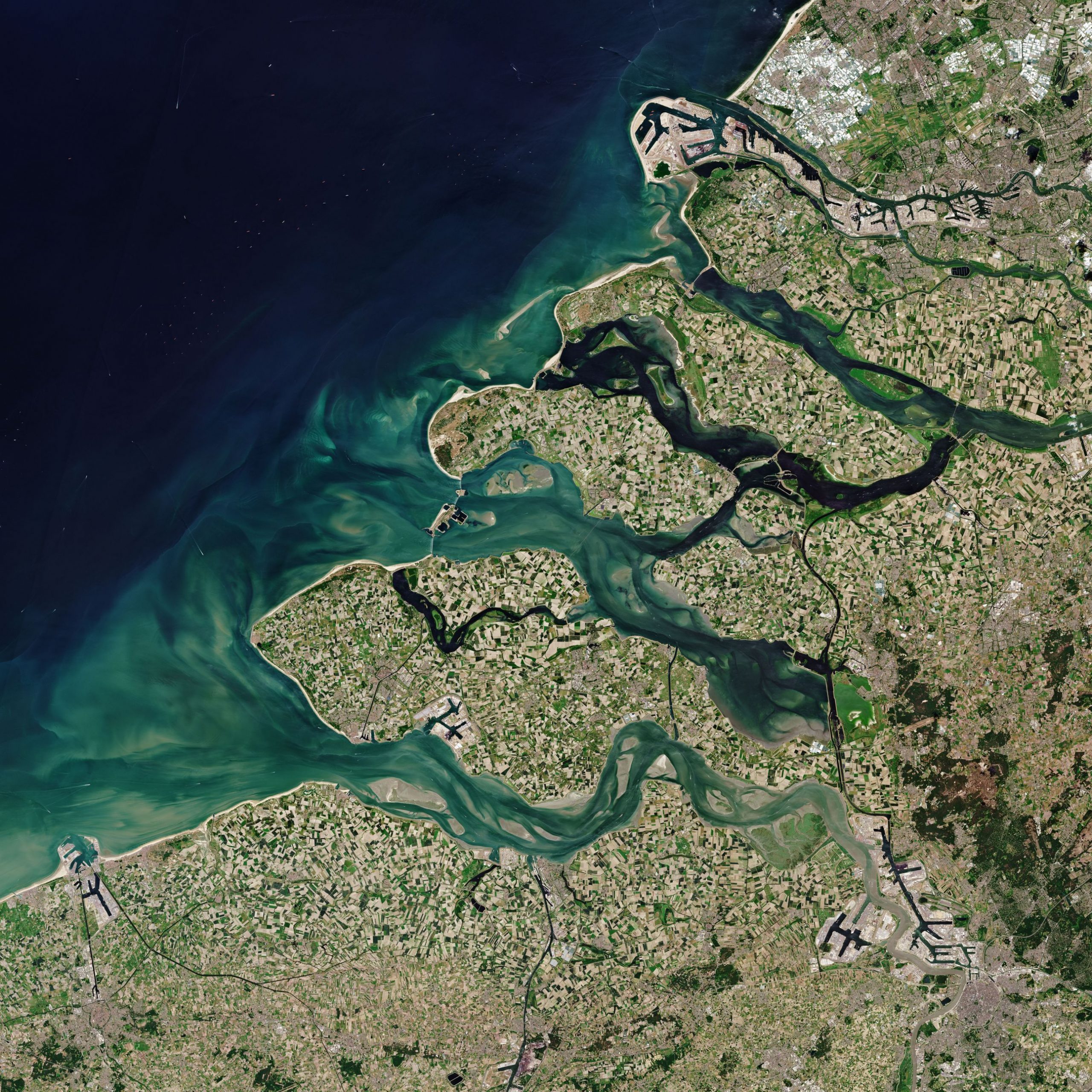 The waterways and peninsulas of Zeeland, Netherlands - Earth.com