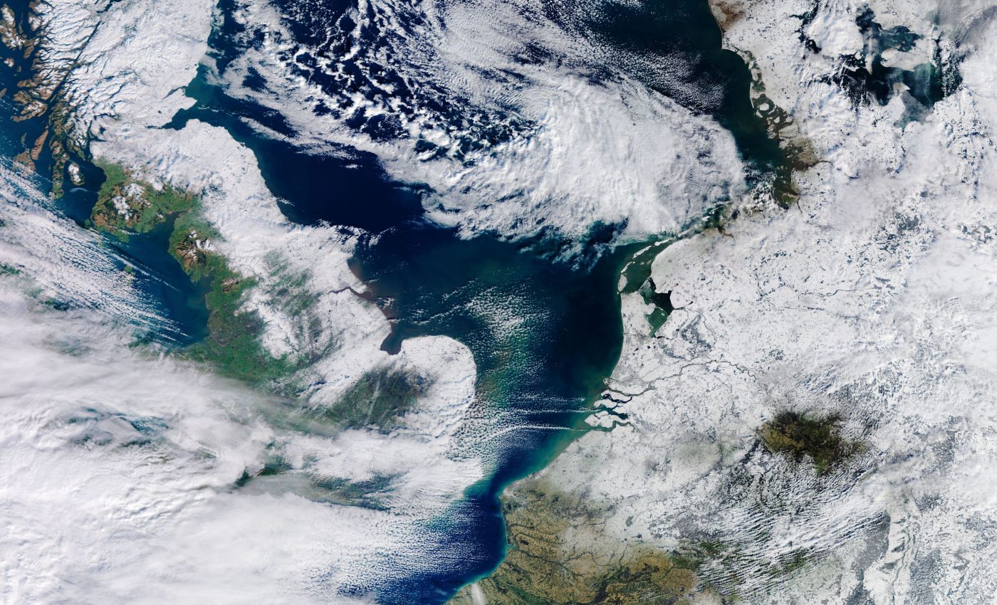 Snow lingers in the Netherlands after Storm Darcy • Earth.com