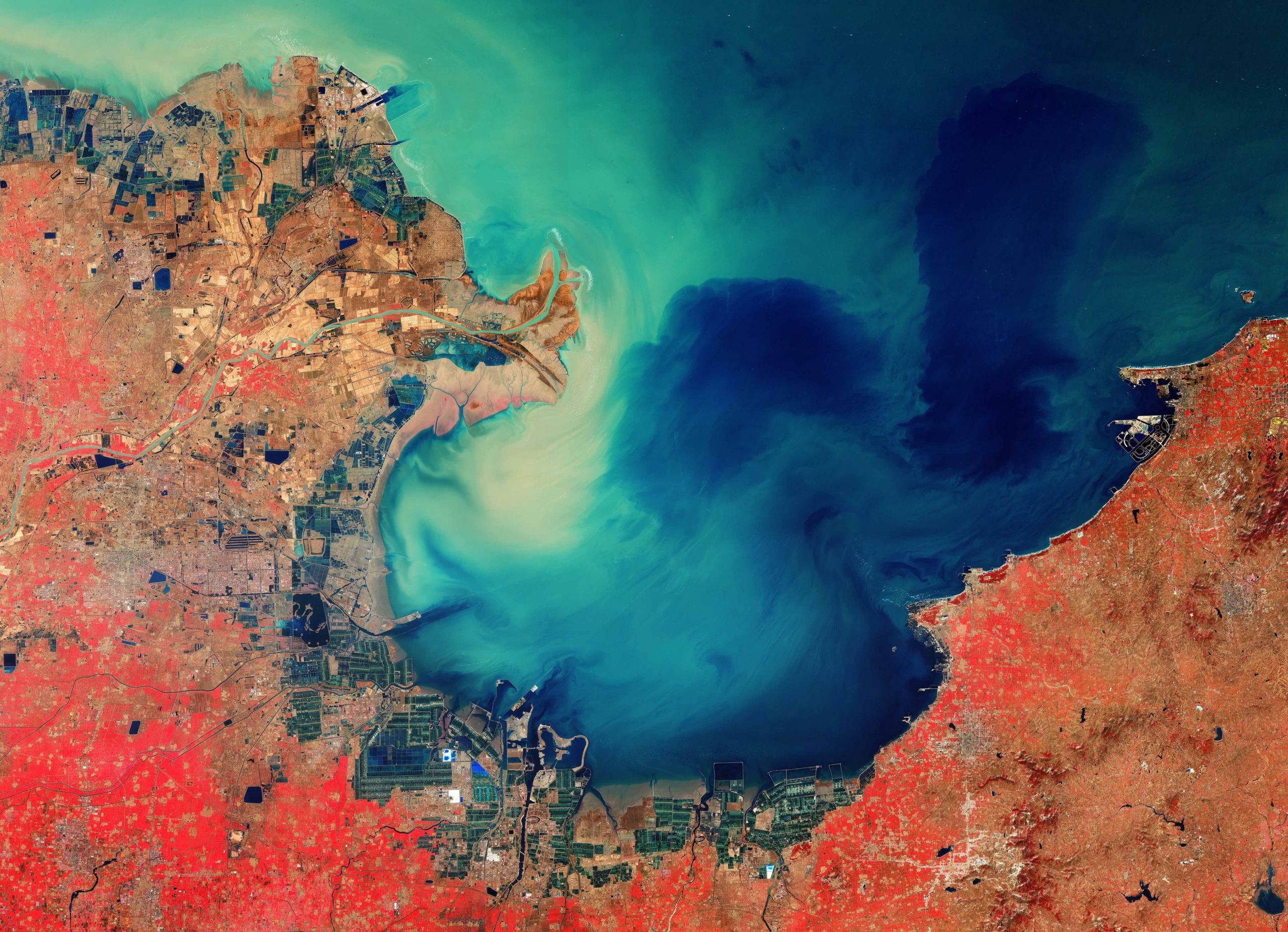 Laizhou Bay in the Bohai Sea - Earth.com