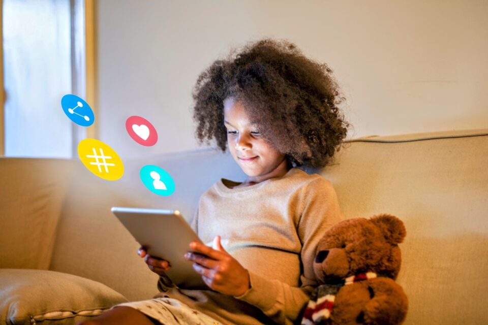 Kids Using Social Media