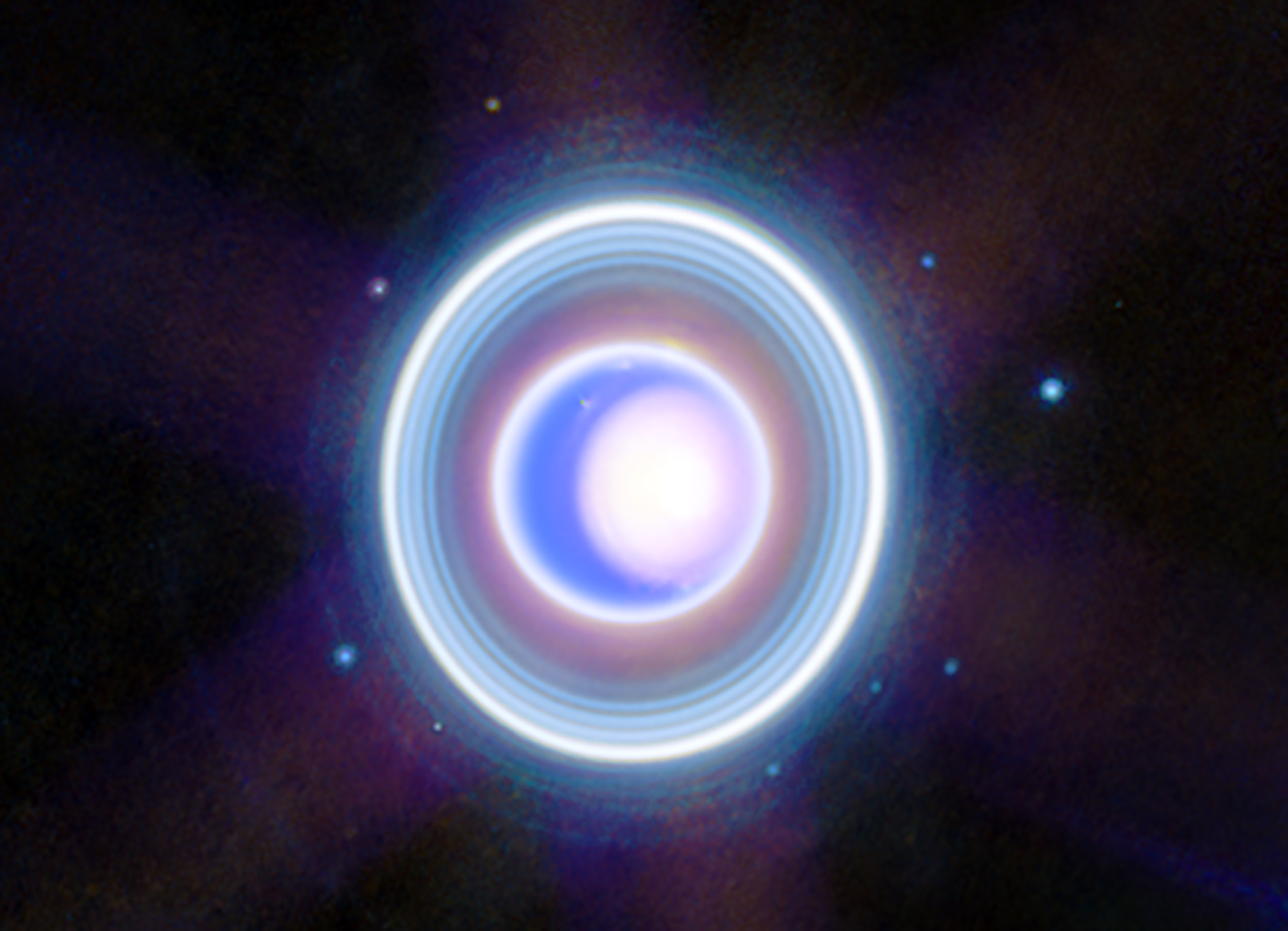 Uranus and its rings and moons captured by Webb telescope - Earth.com