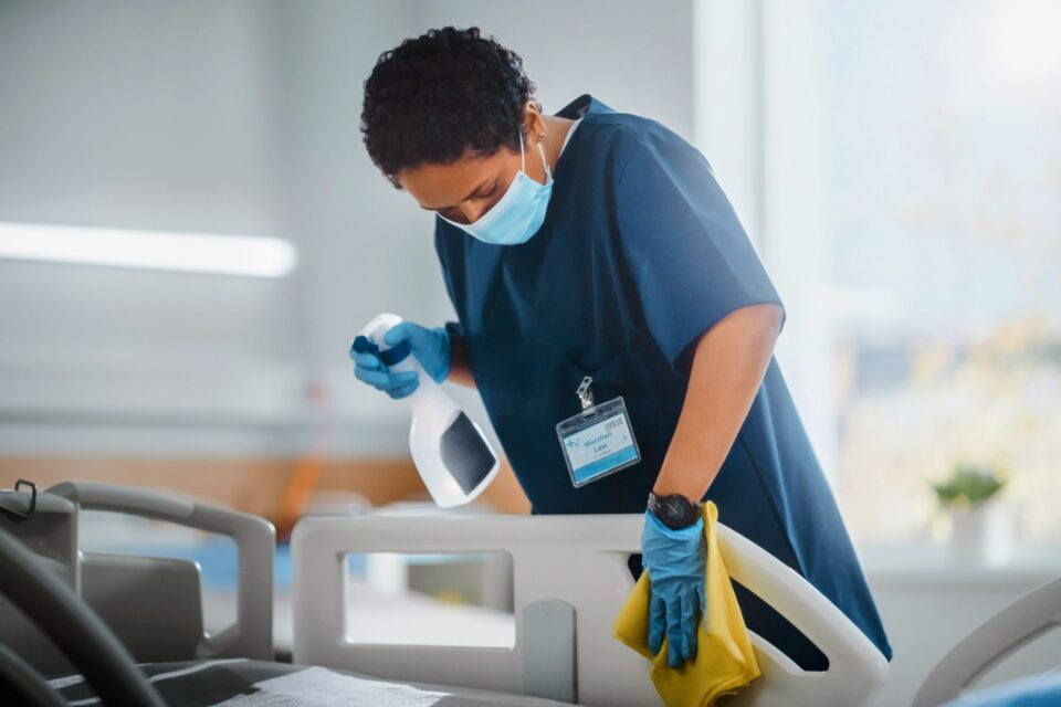 Harmful microbes persist on hospital surfaces after disinfection ...