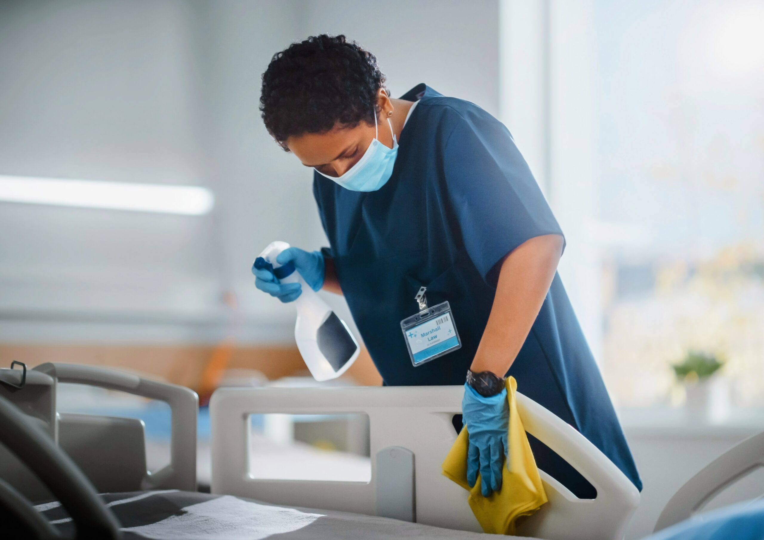 Harmful microbes persist on hospital surfaces after disinfection ...