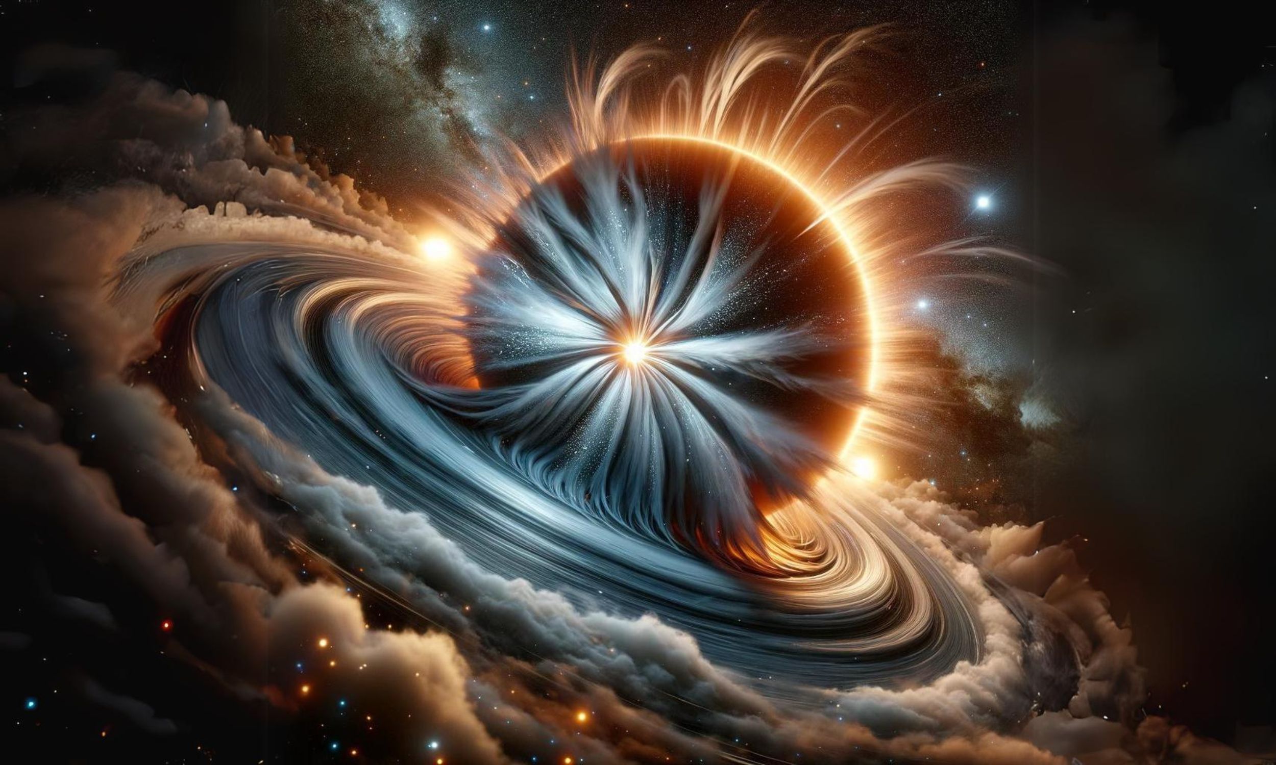 Baby stars release "sneezes" of gas and dust as they develop - Earth.com