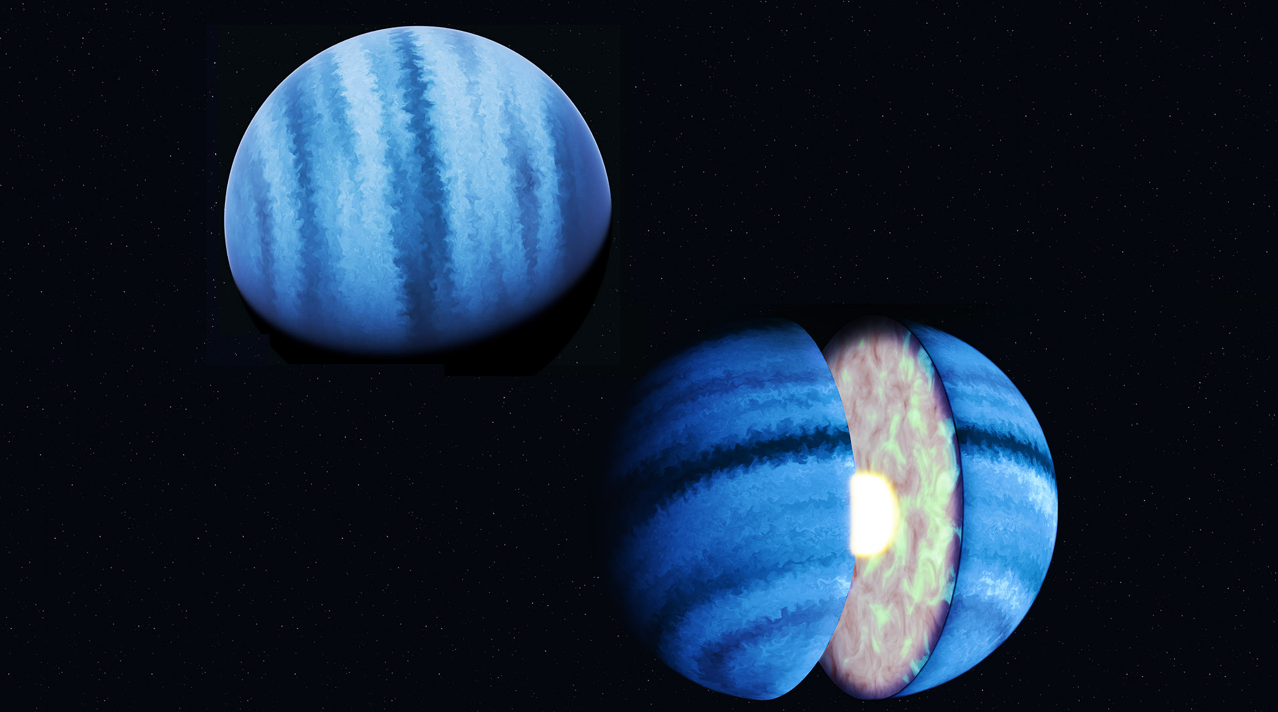 Interior of "cotton candy" planet WASP-107 b revealed by Webb - Earth.com