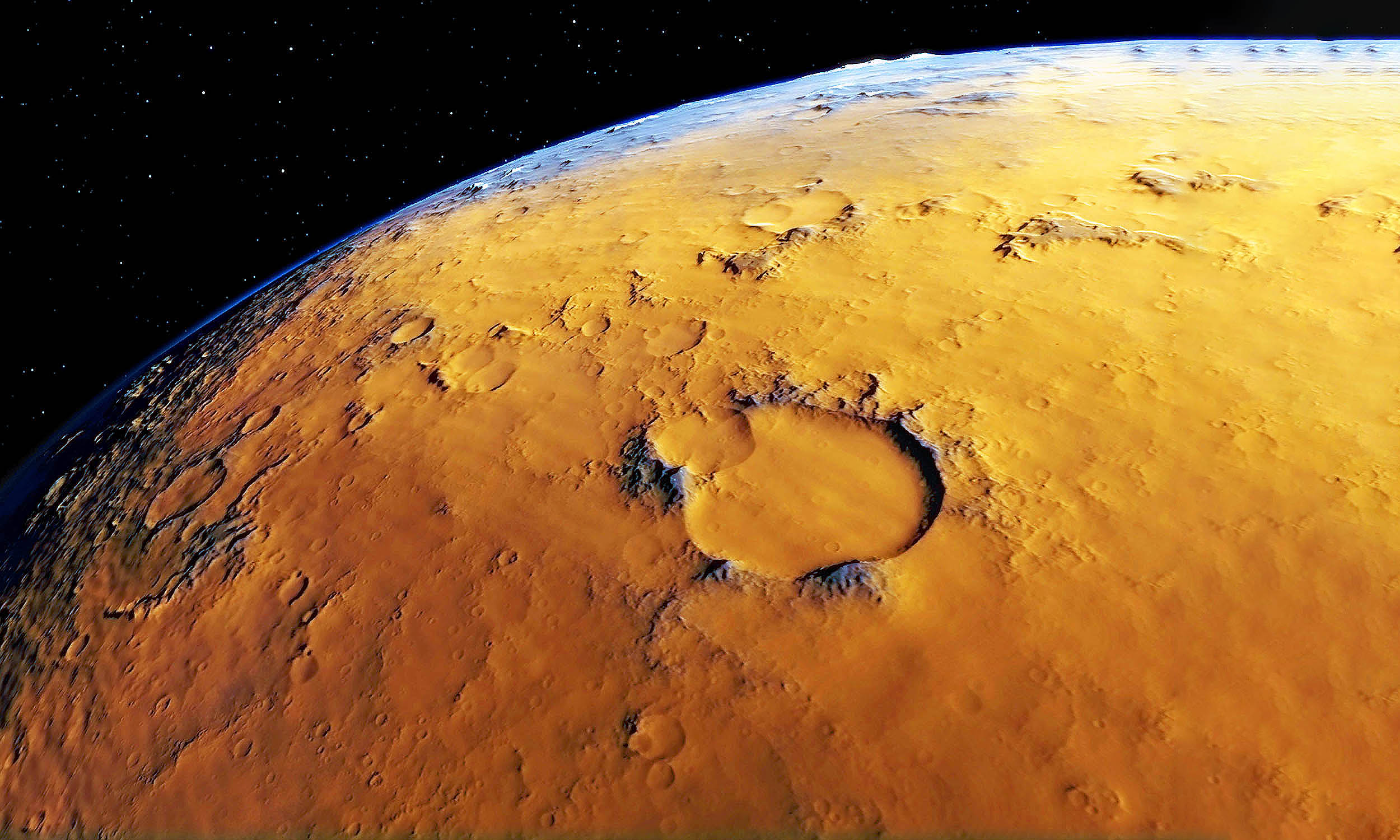Mysterious holes on Mars may hold life, are crucial for exploration ...