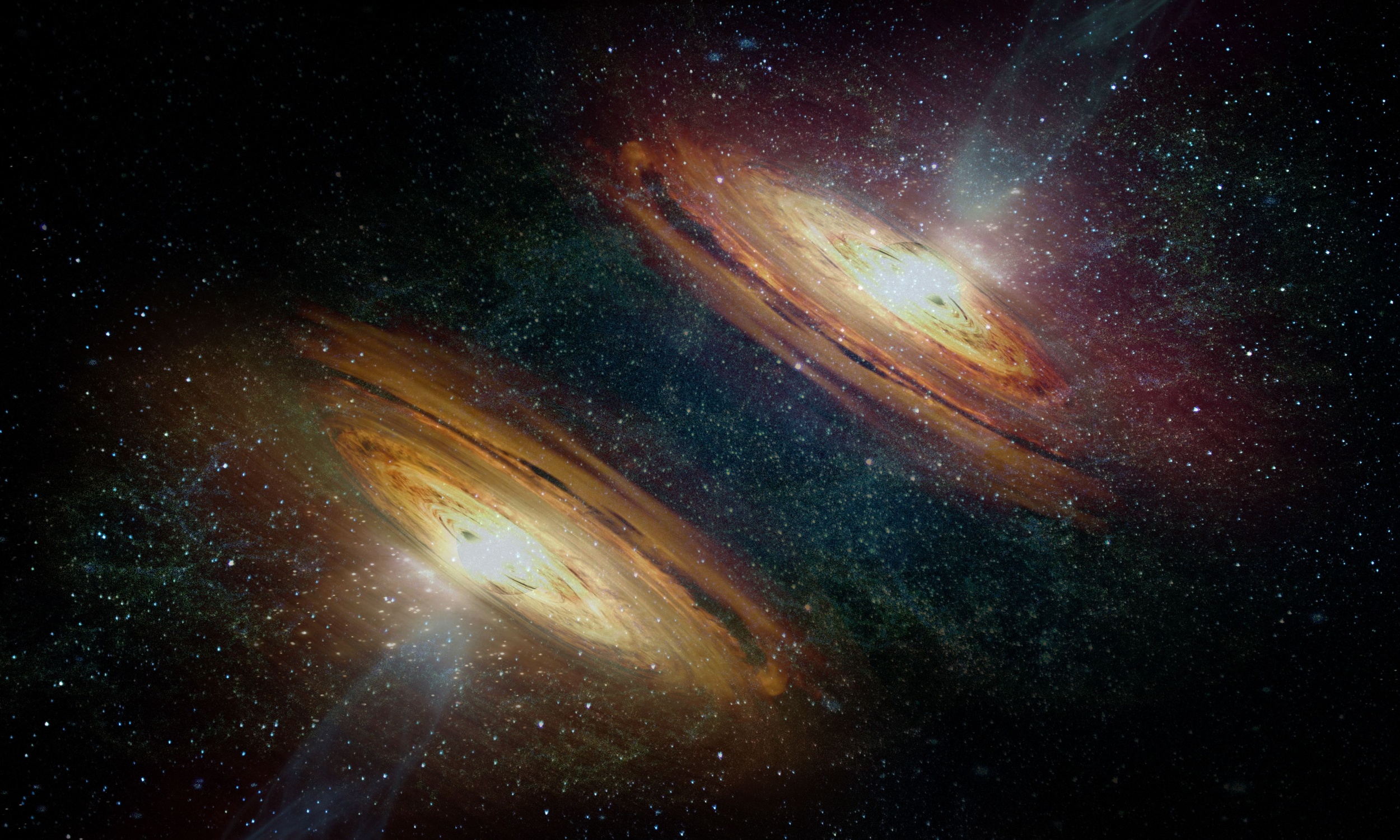 Wild discovery: Twin stars with parallel disks and jets - Earth.com