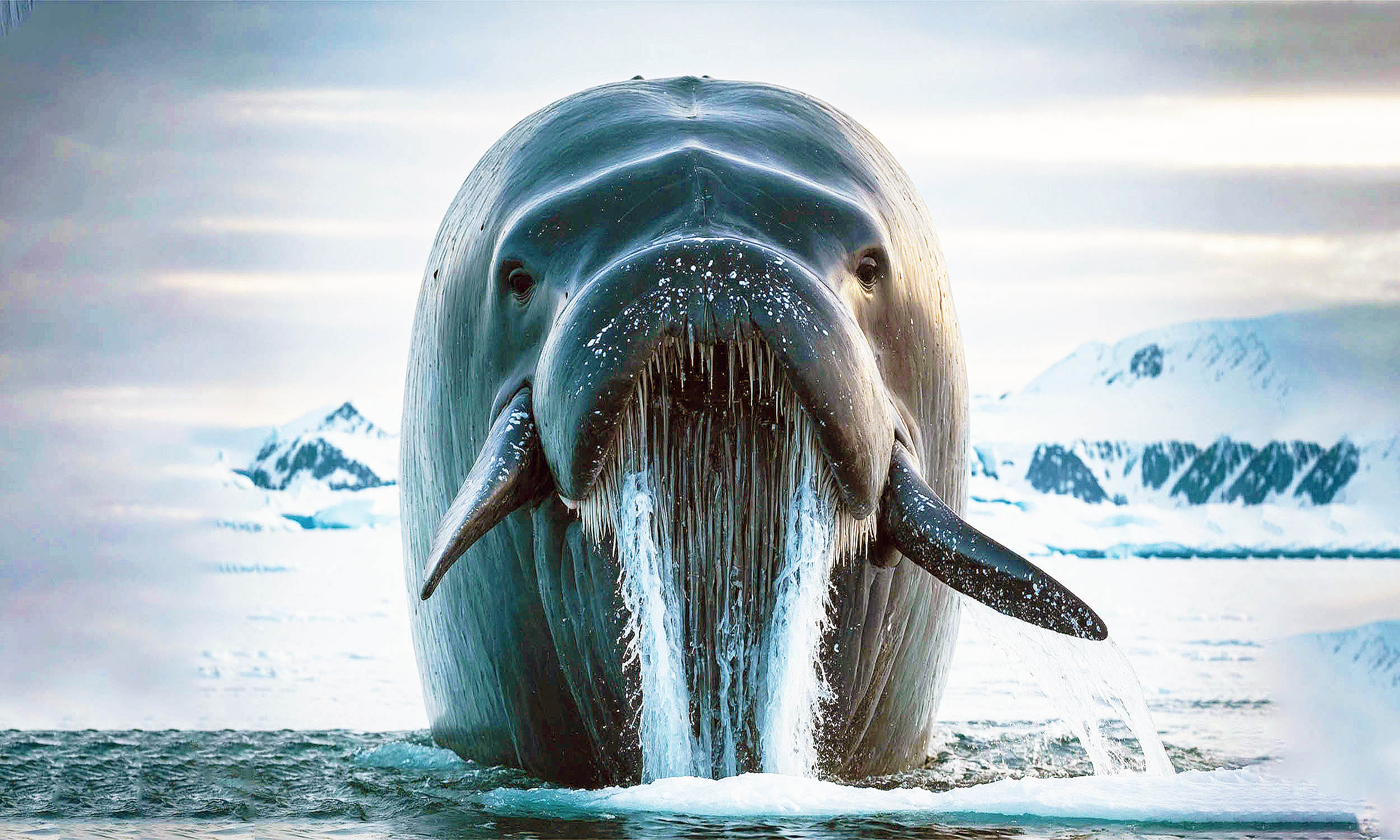Bowhead whales dive in synchrony when over 60 miles apart - Earth.com