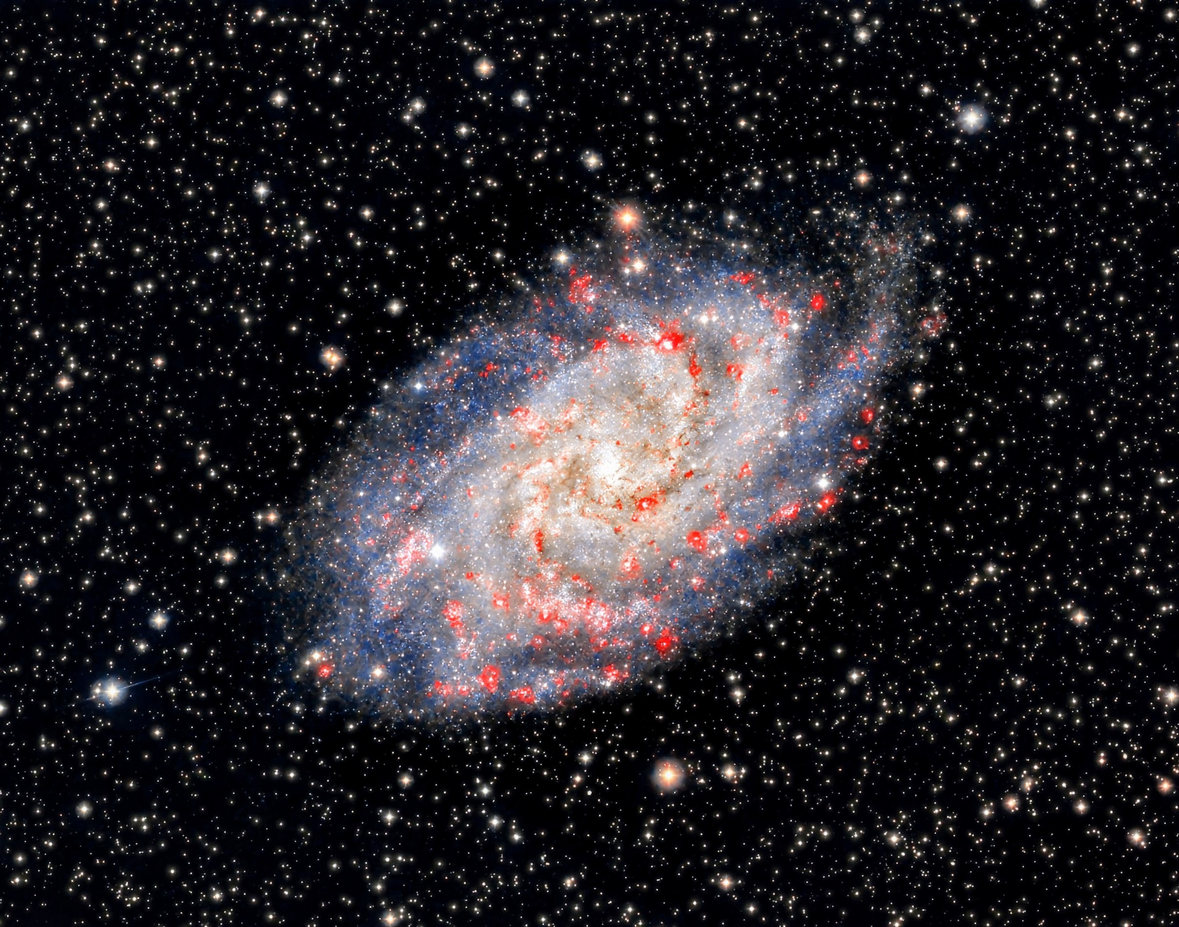 Messier 33: The unusual galaxy without a central black hole - Earth.com