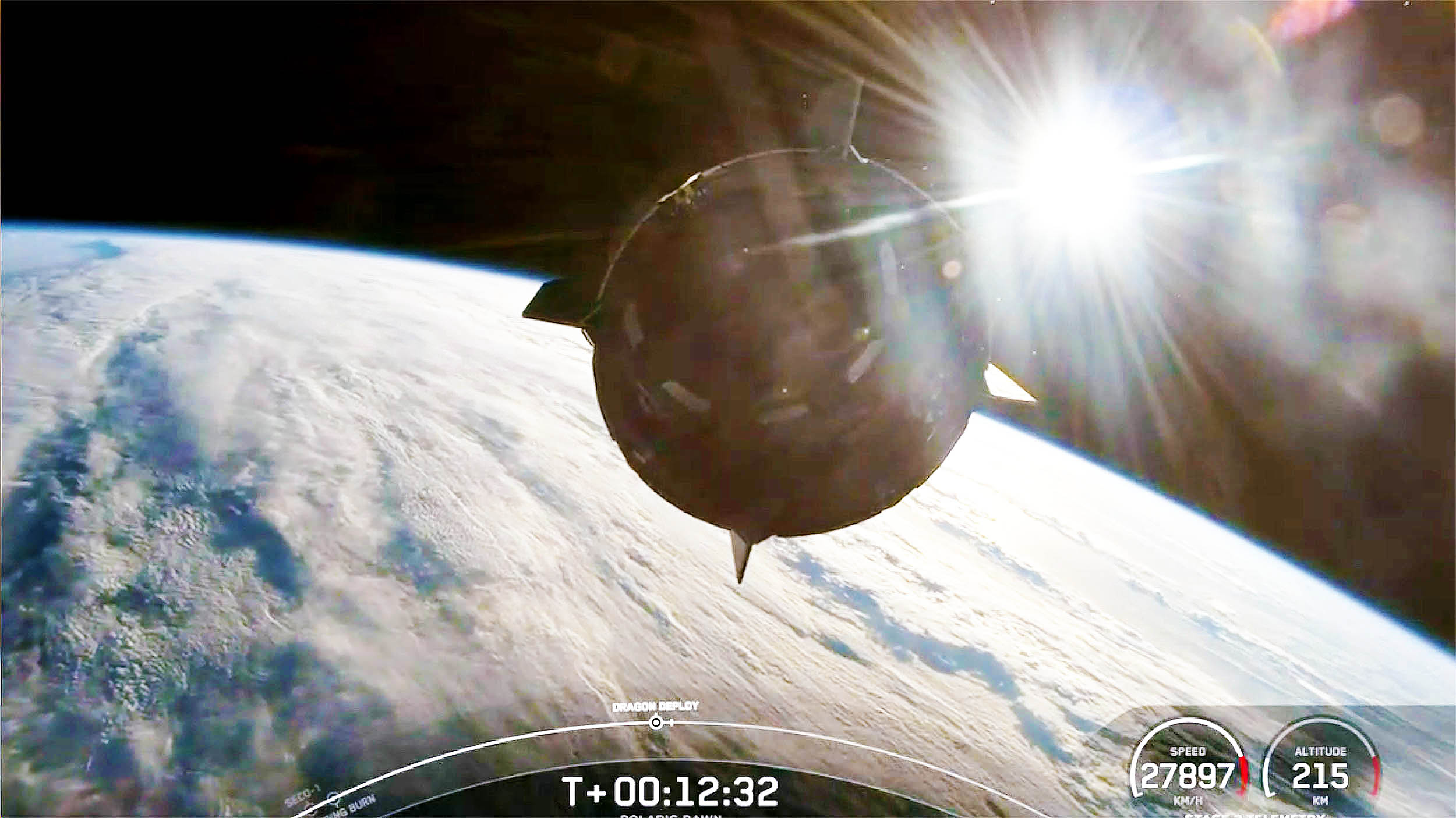 Polaris Dawn civilian crew launches on historic spacewalk mission ...