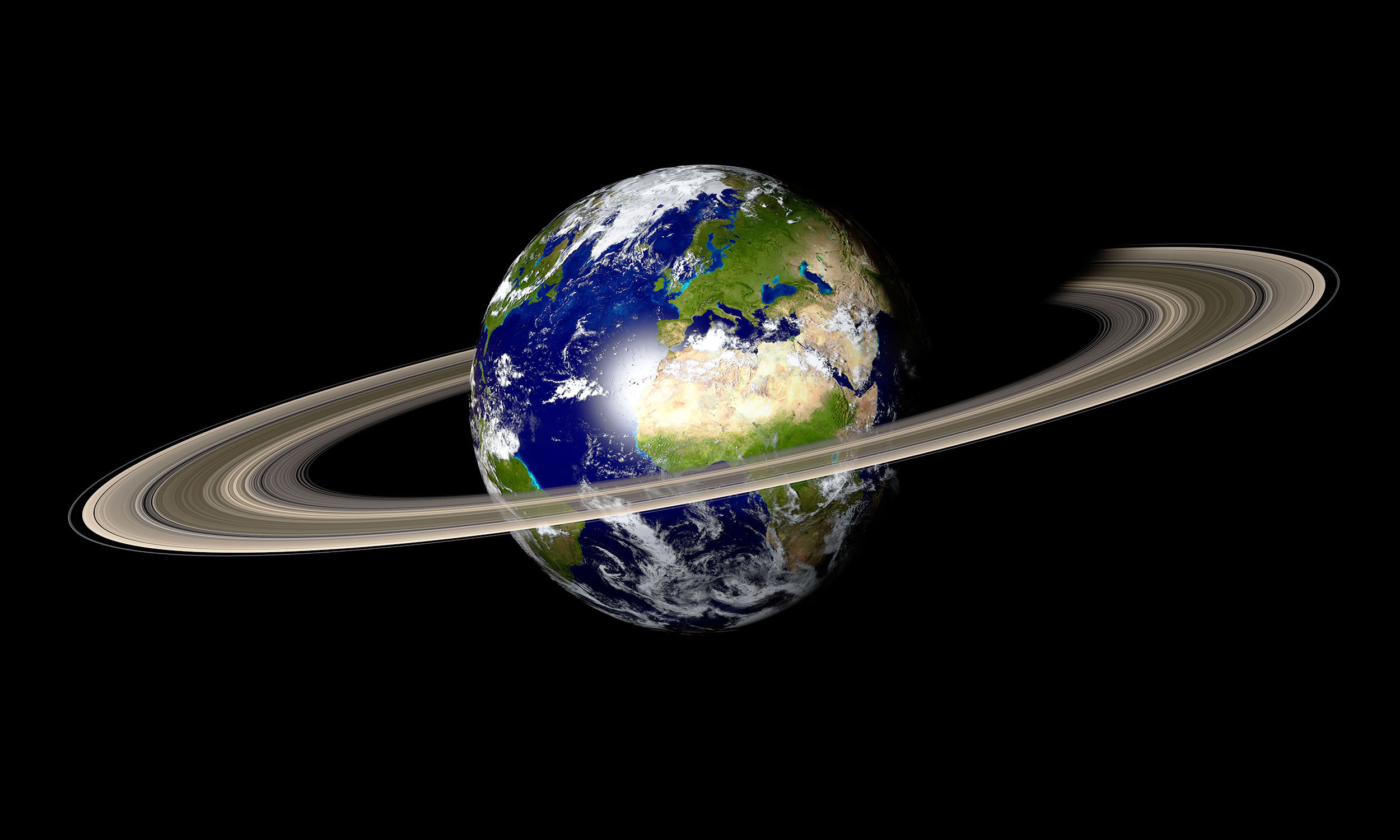 Earth had a ring system like Saturn roughly 466 million years ago ...