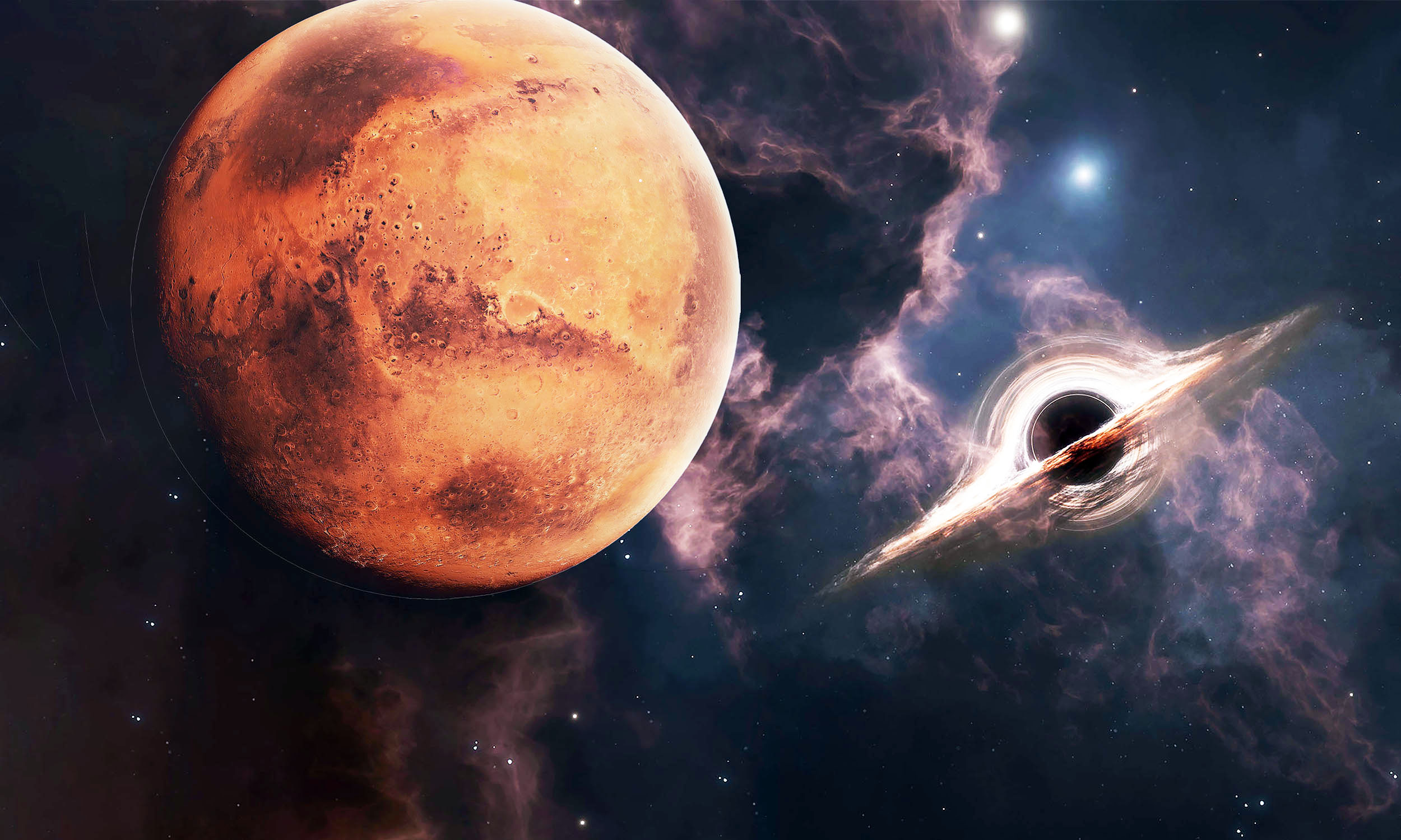 Little black holes near Mars could finally prove dark matter is real ...