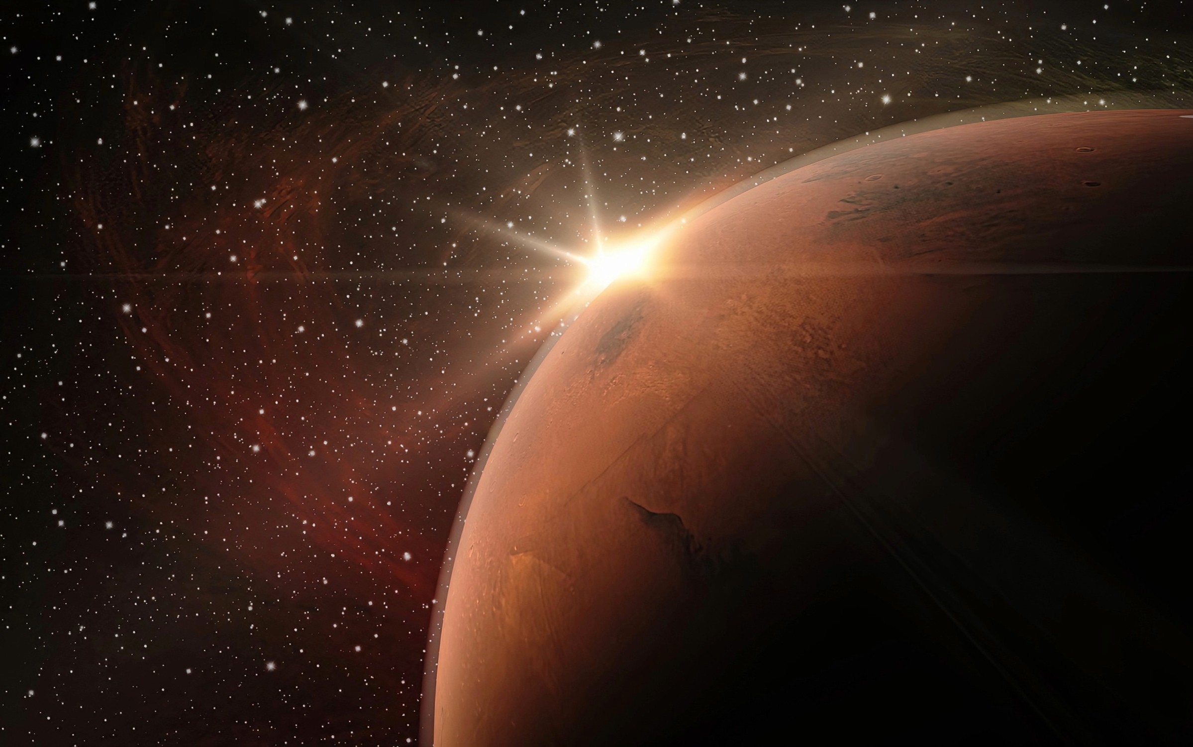 How early Mars stayed warm enough for water and possibly life - Earth.com