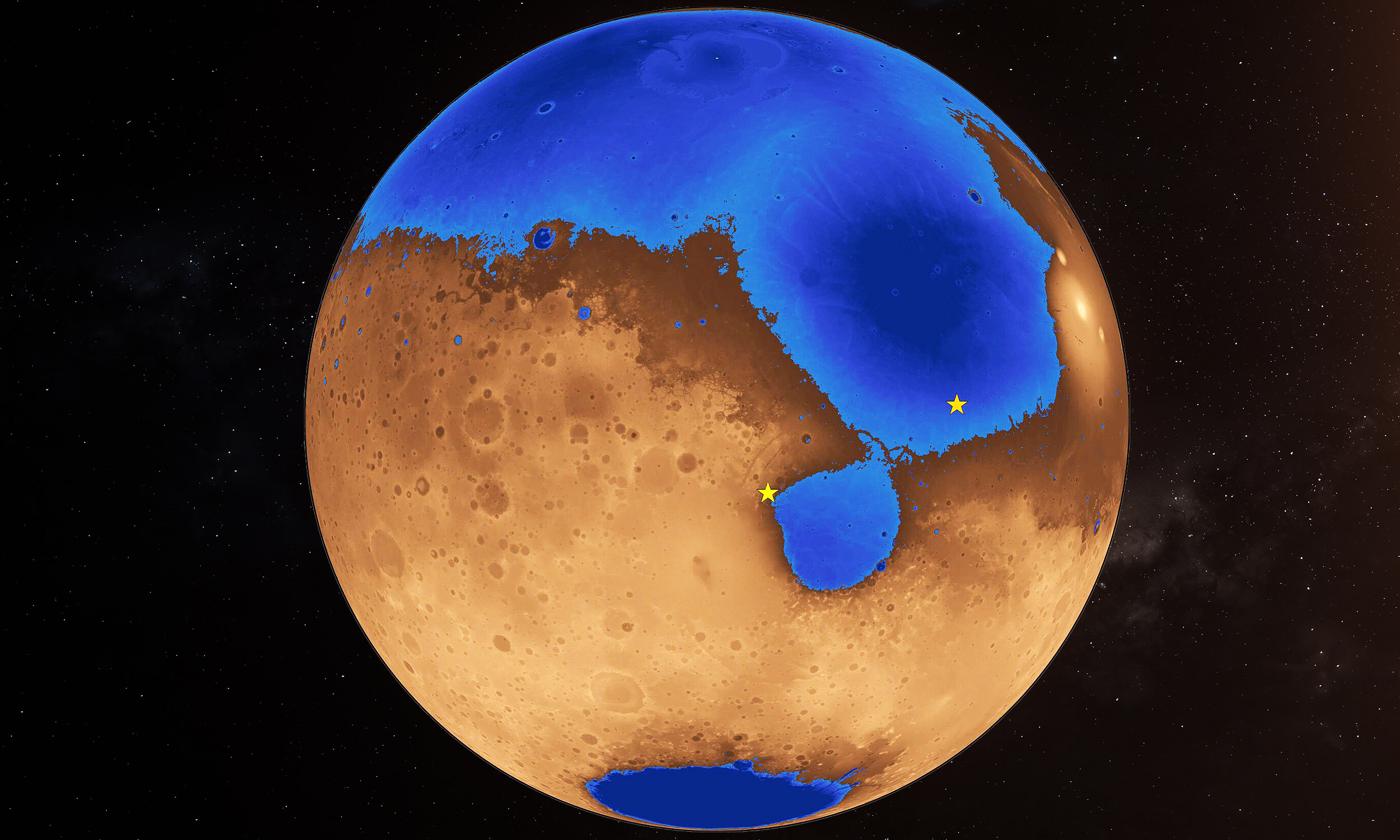 Mars had "vacation-style" beaches and shorelines similar to Earth ...