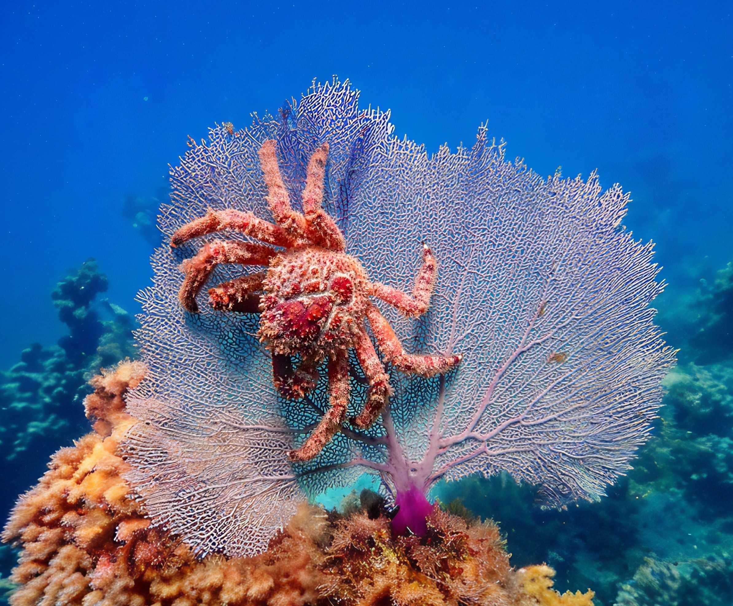Reef crabs help heat-stressed corals survive - Earth.com