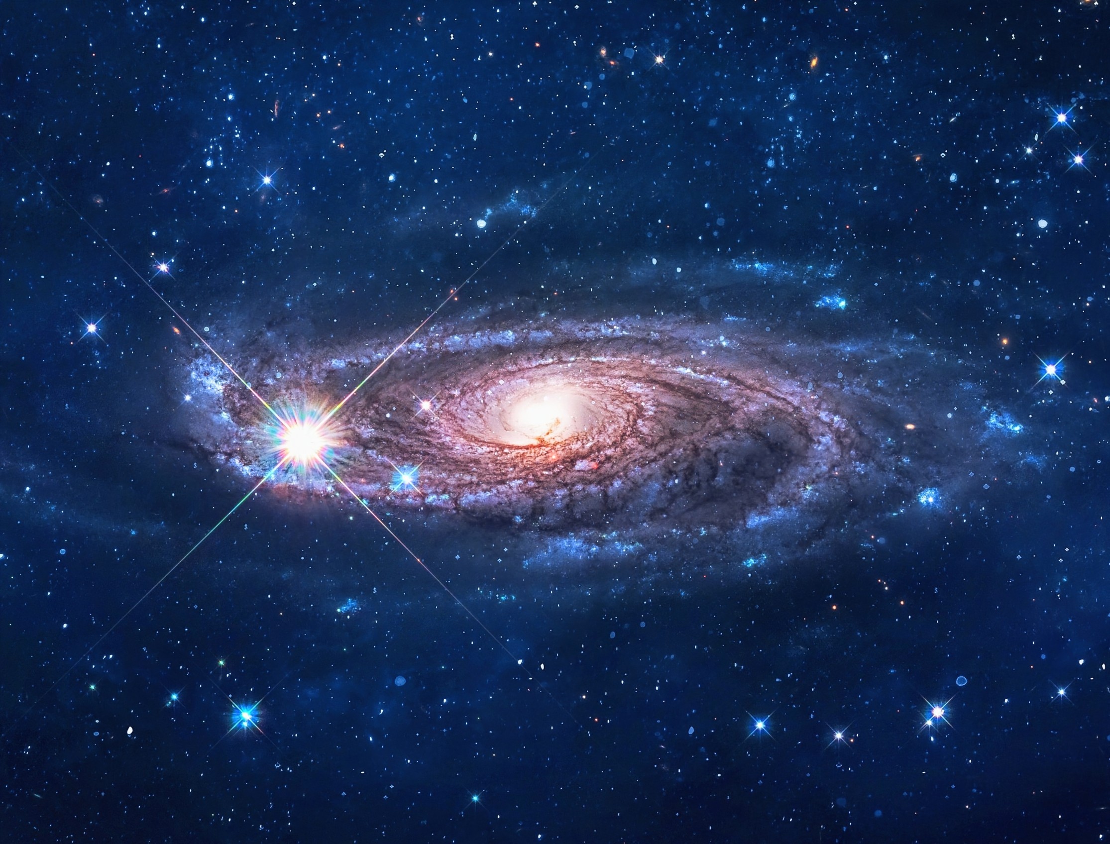 Andromeda galaxy shows signs of violent past collisions - Earth.com