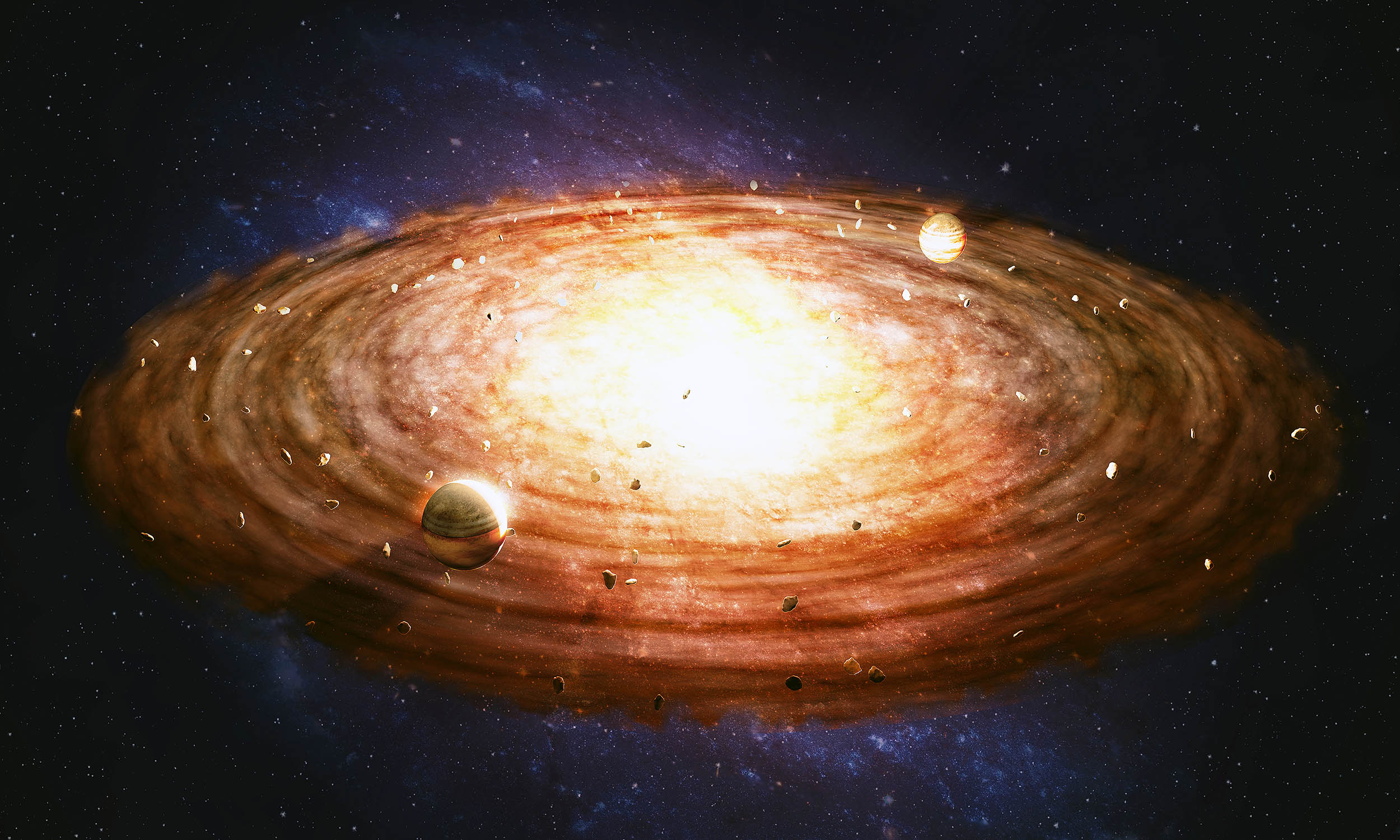 Planet-forming disks circling stars often last longer than expected ...