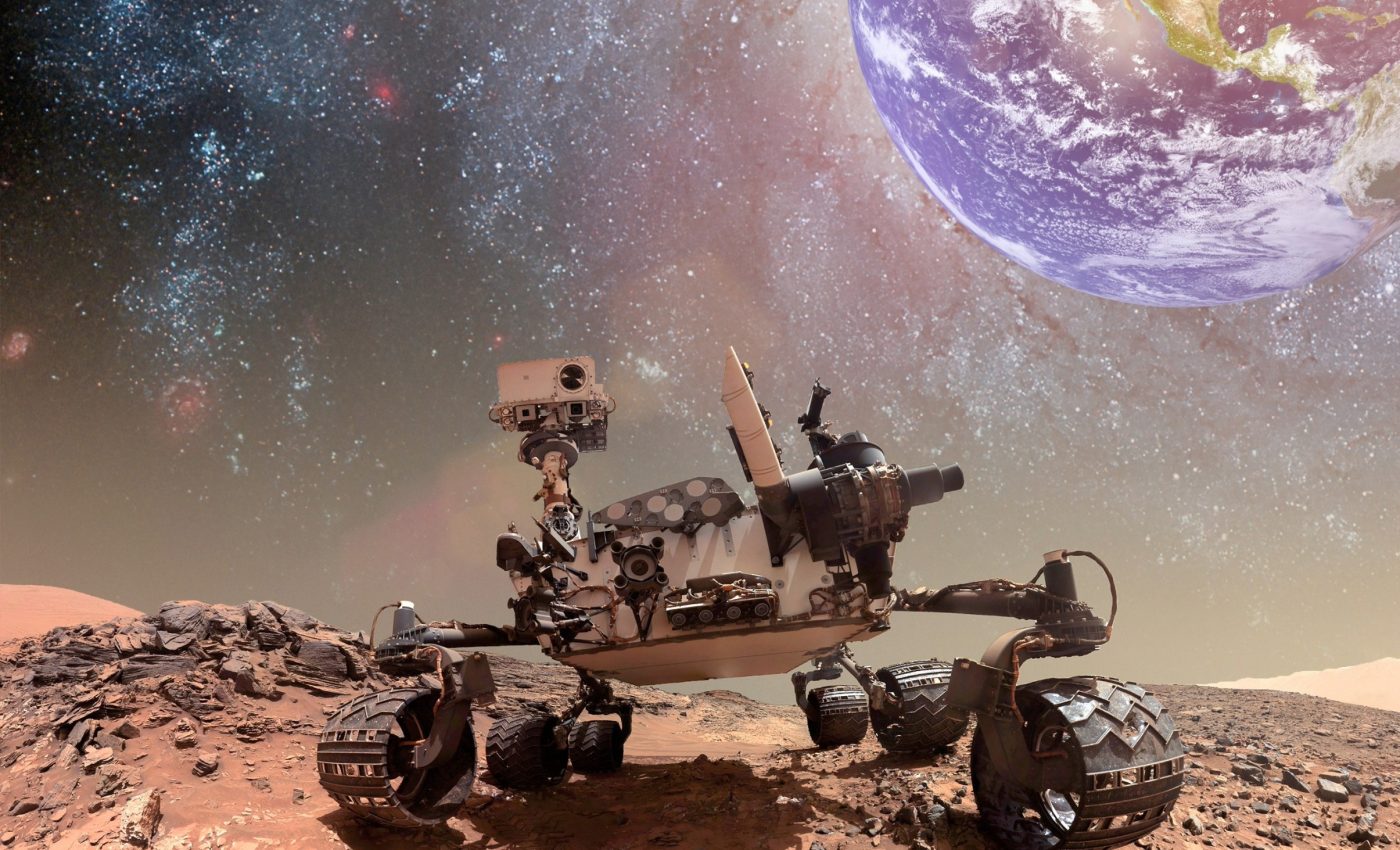 Earth From Curiosity Rover