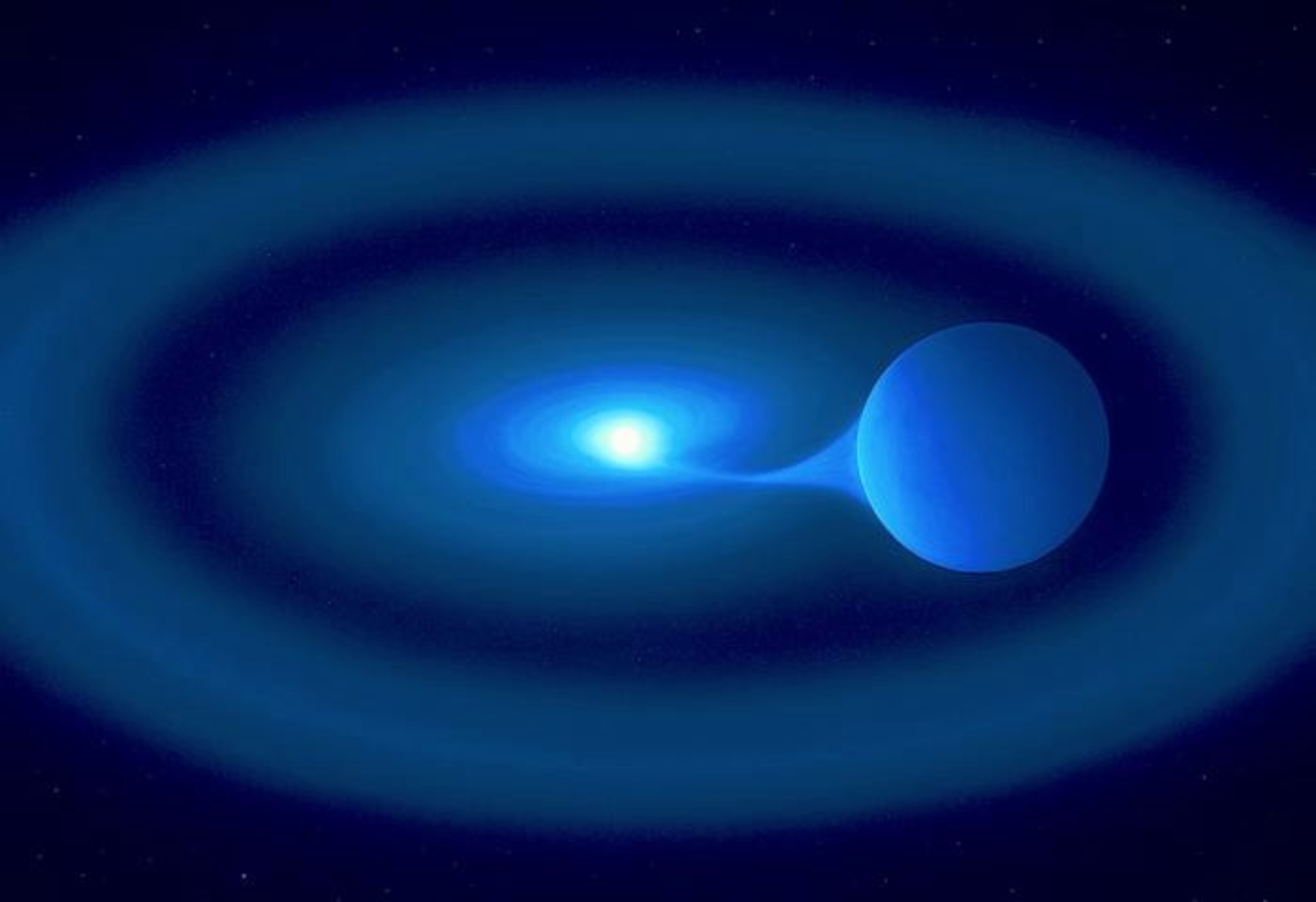 White dwarf star devours its companion in record feeding frenzy - Earth.com