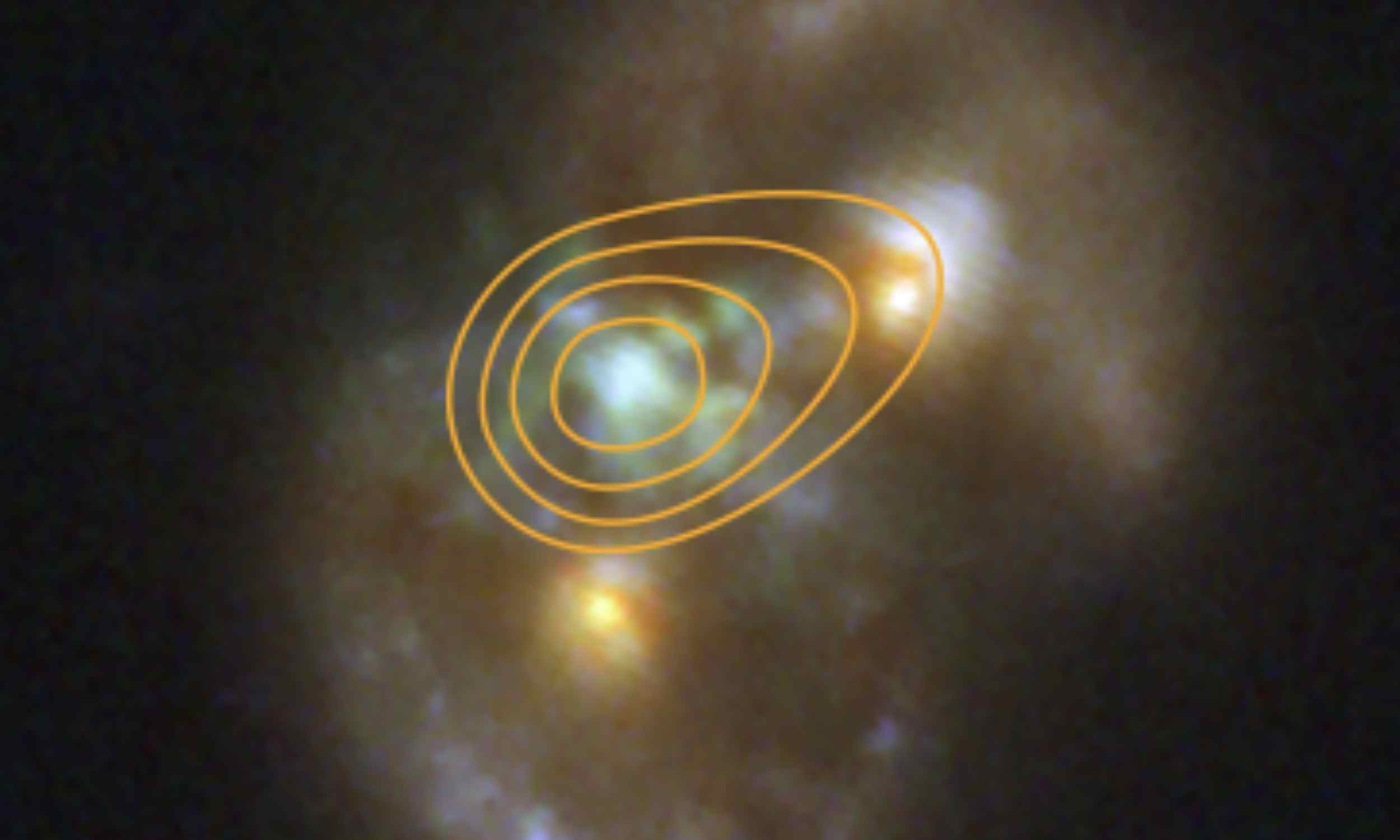 Webb finds a possible direct-collapse black hole between two galactic ...