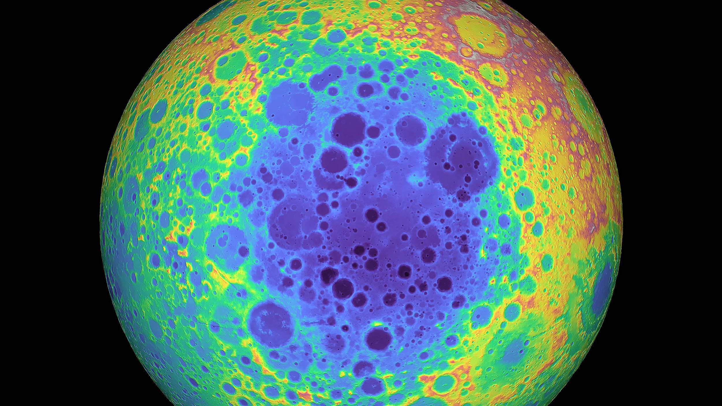 Moon's largest impact crater is 250 miles deep and full of secrets ...