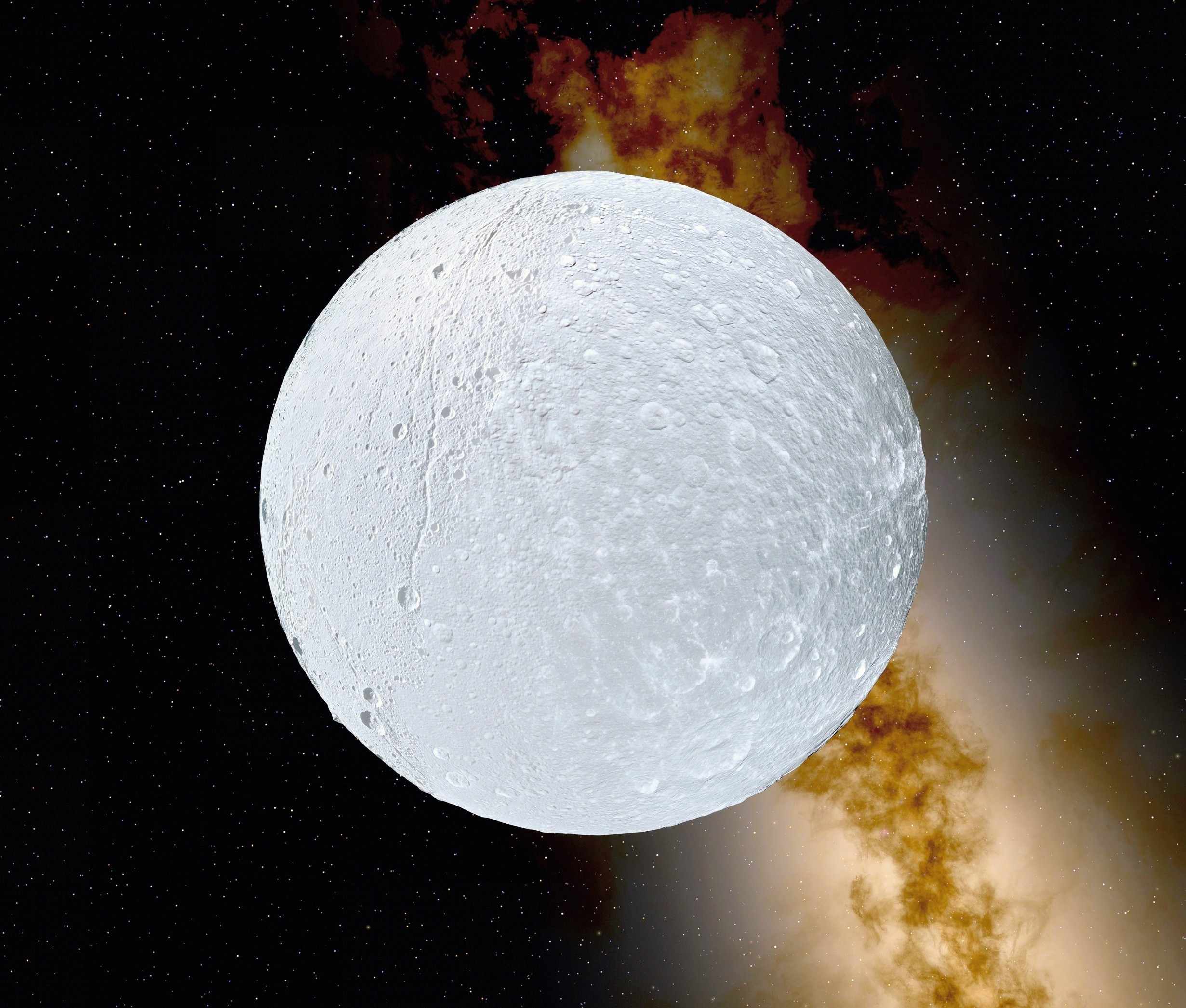 Tiny icy moons may hide boiling water under their frozen shells - Earth.com