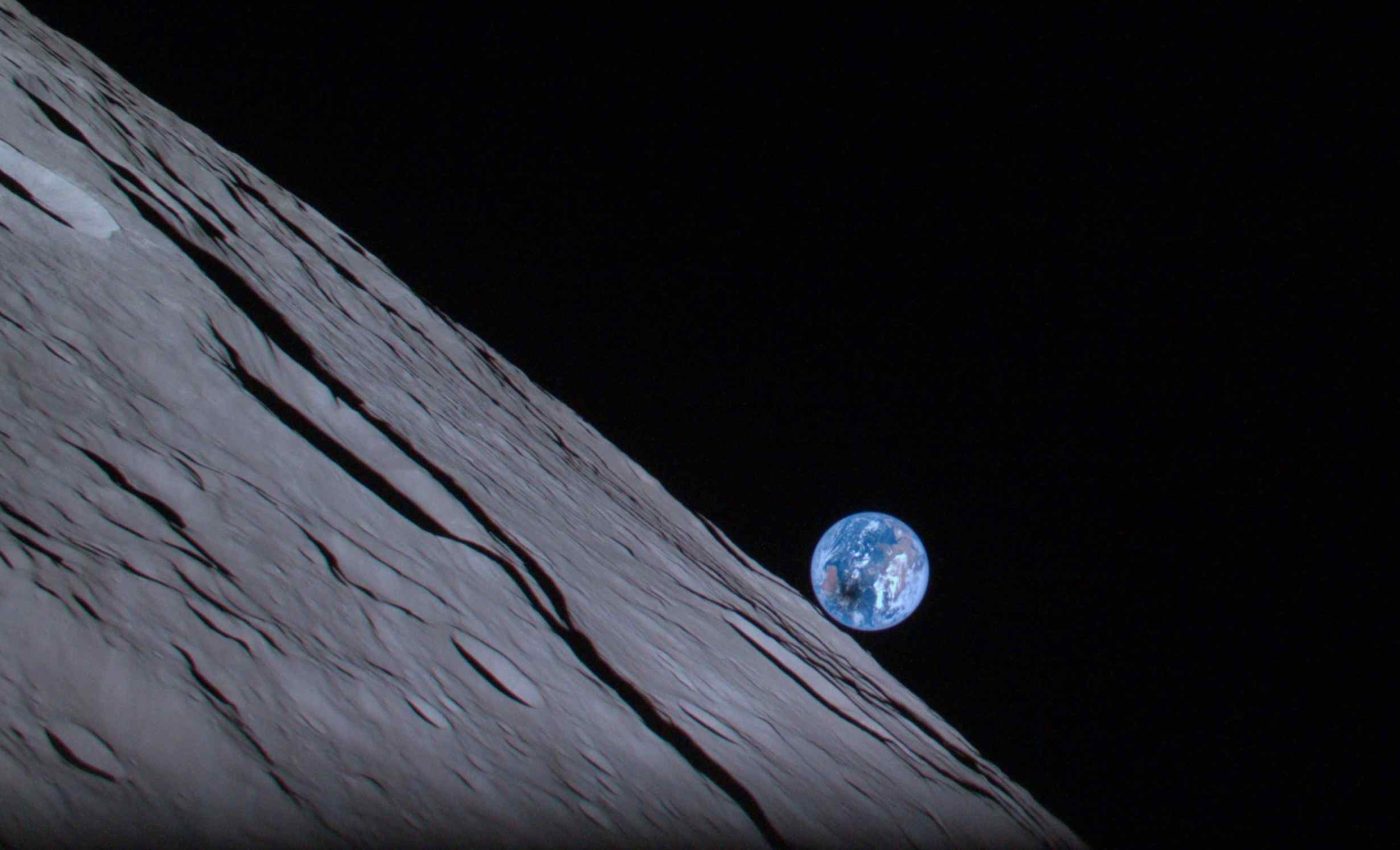 Crashed Spacecraft On The Moon