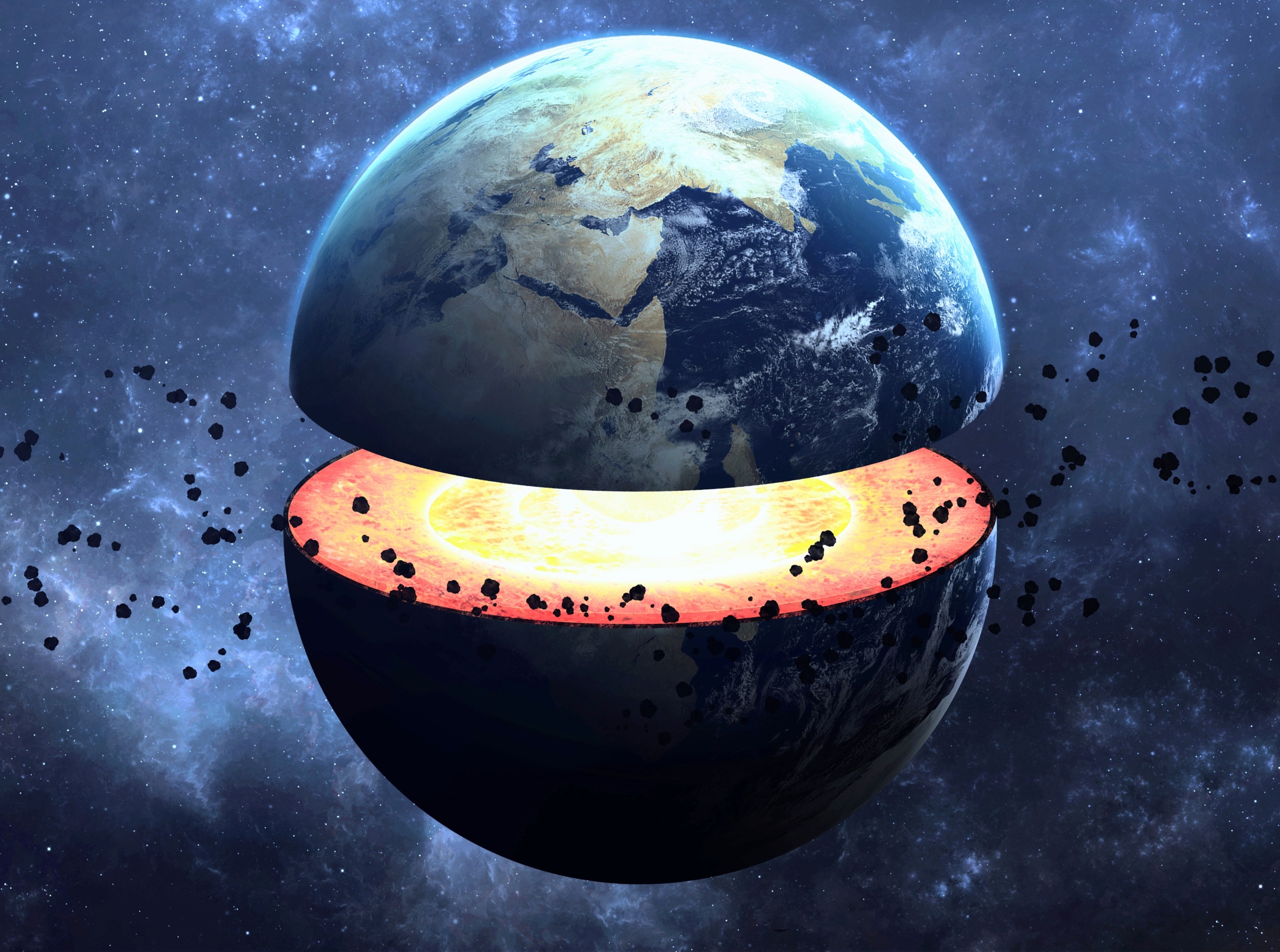 Earth's rocky mantle once stored an entire ocean's worth of water ...
