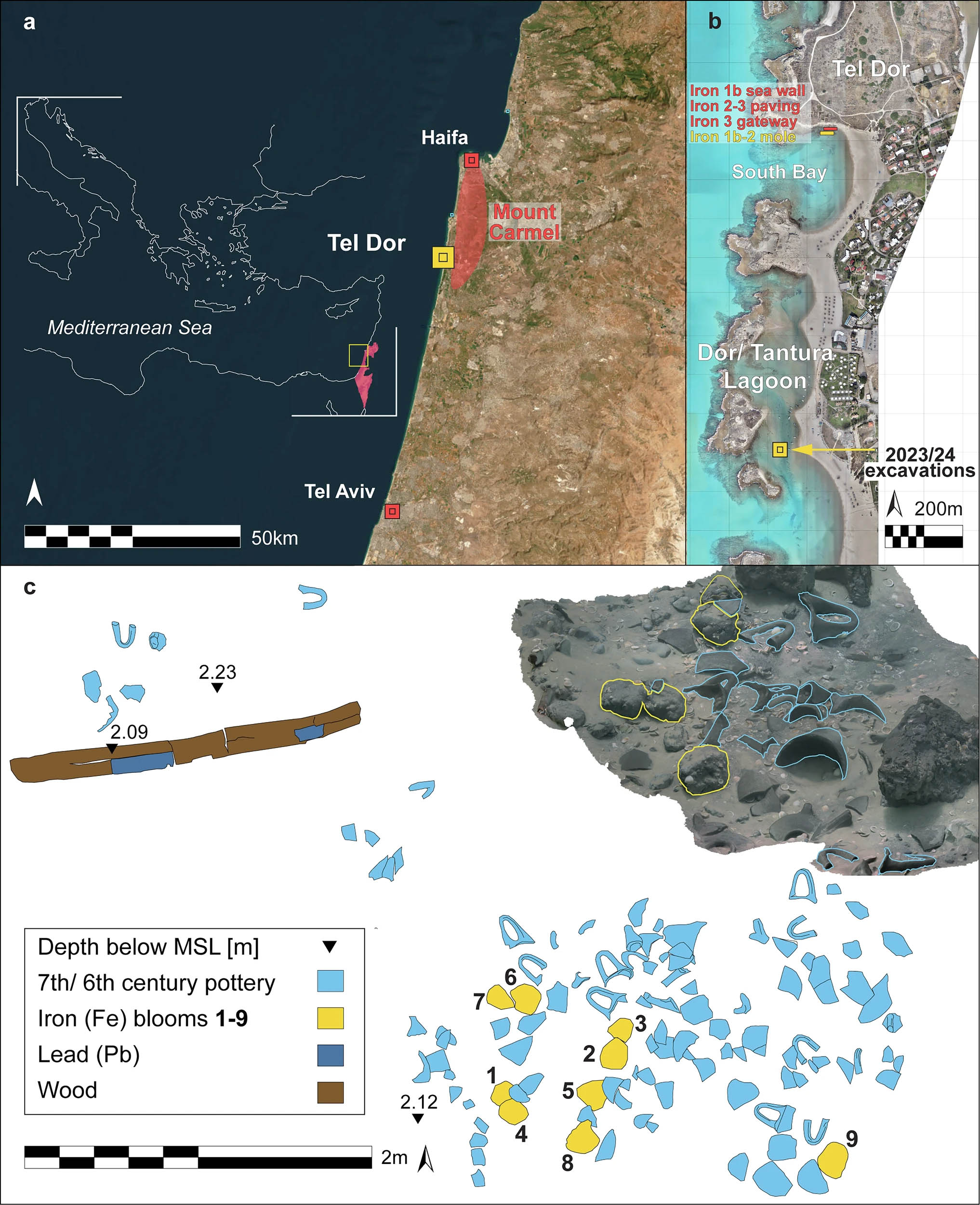 2,600-year-old shipwreck discovered with tons of raw iron cargo - Earth.com