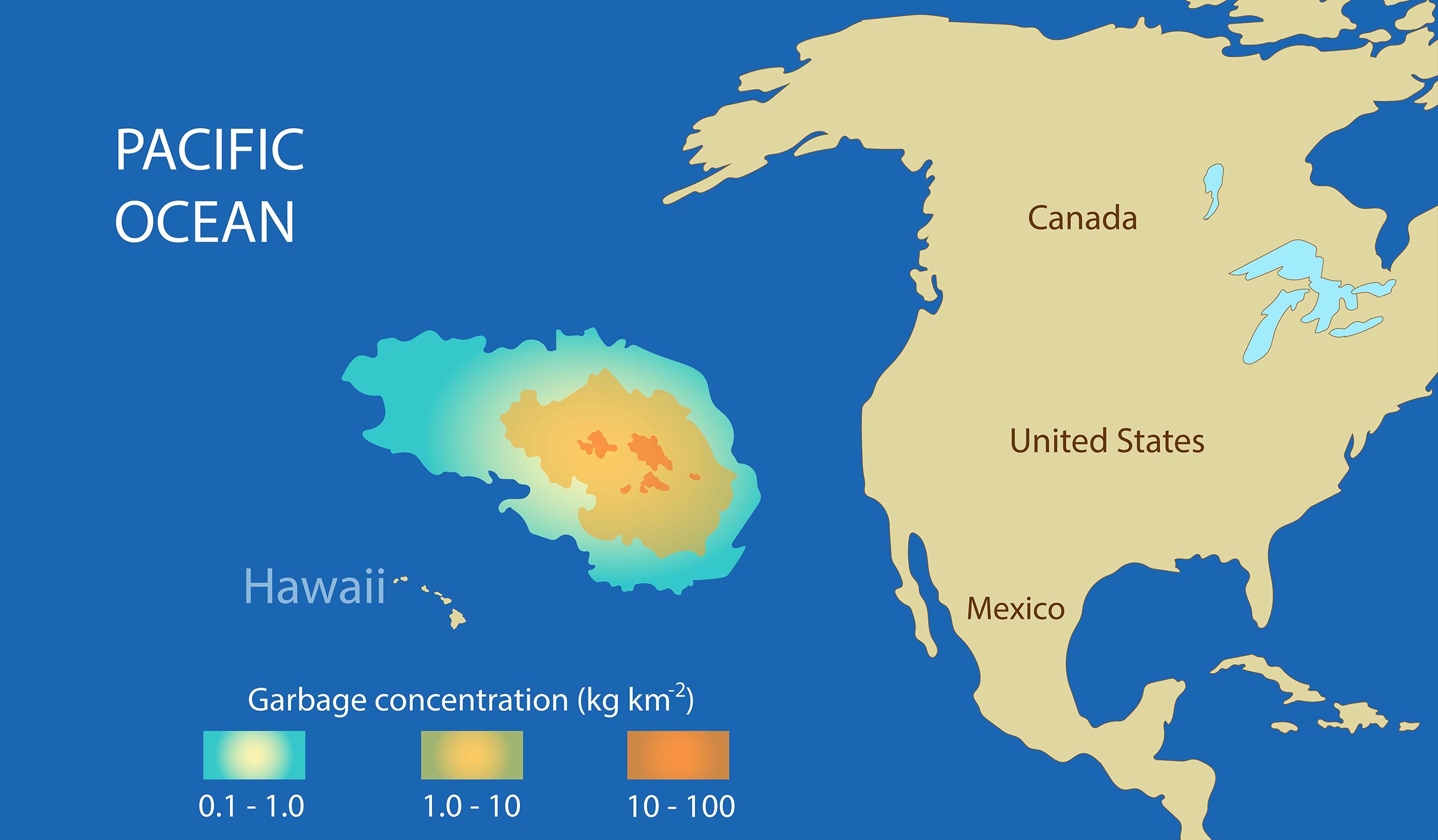The Great Pacific Garbage Patch is now so large it is home to dozens of ...